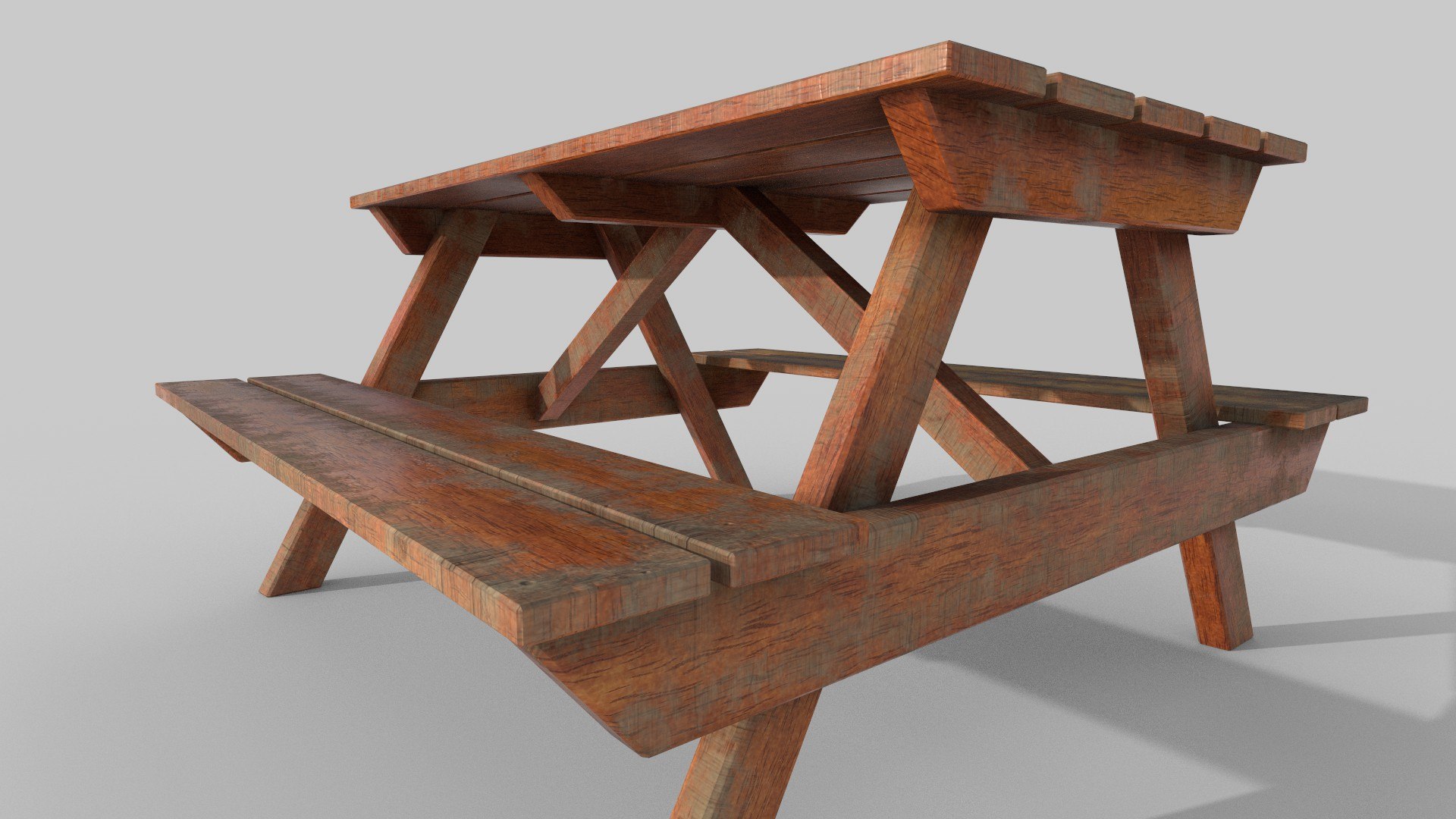Outdoor Table 3D Model - TurboSquid 1835268