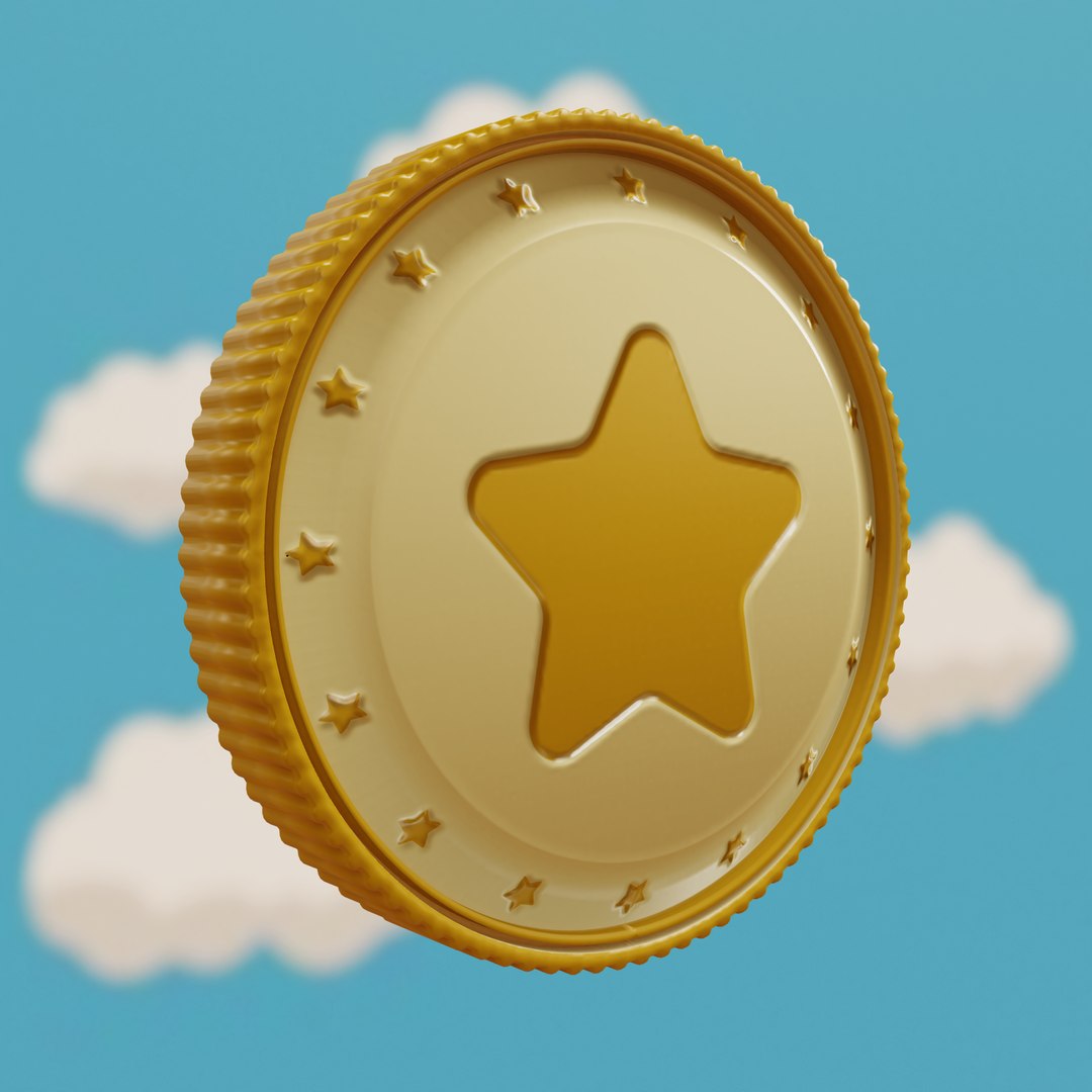 Cartoon Coin08 3D model - TurboSquid 1994472