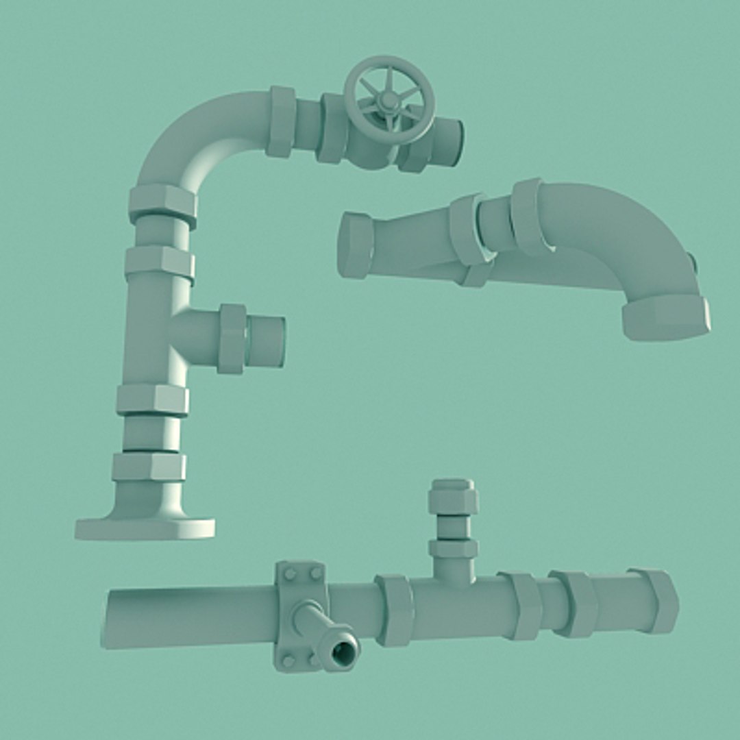 Pipe Fittings 3d Model