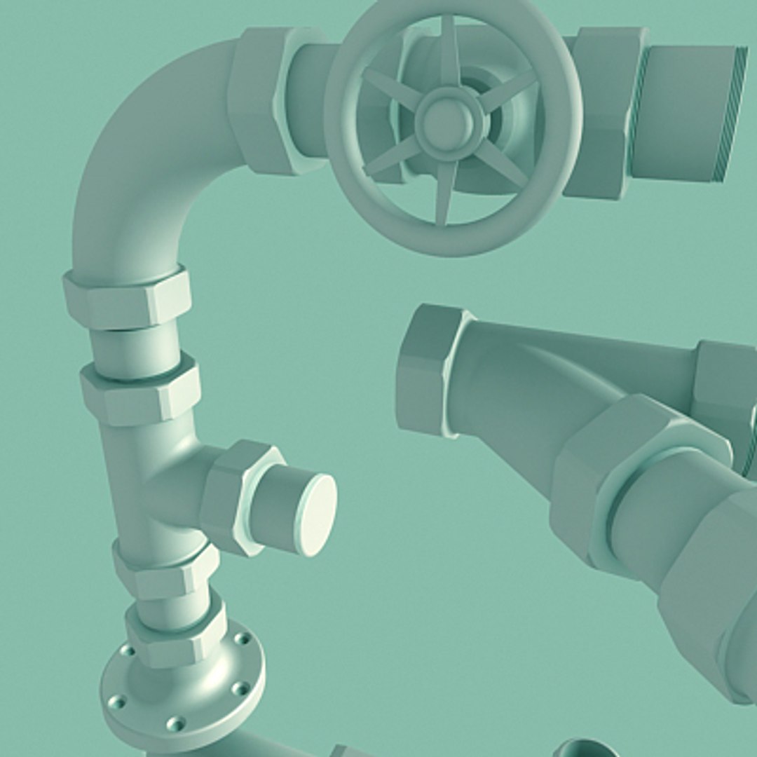 Pipe Fittings 3d Model