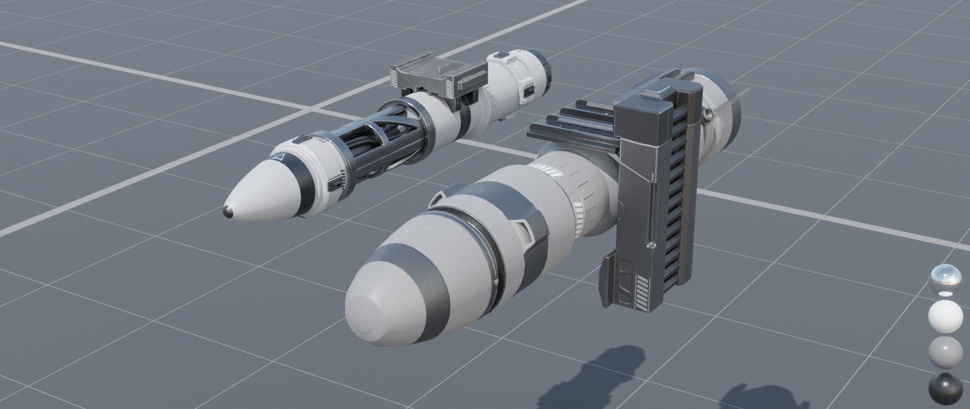 3D Modular Missiles Pack - TurboSquid 2123234