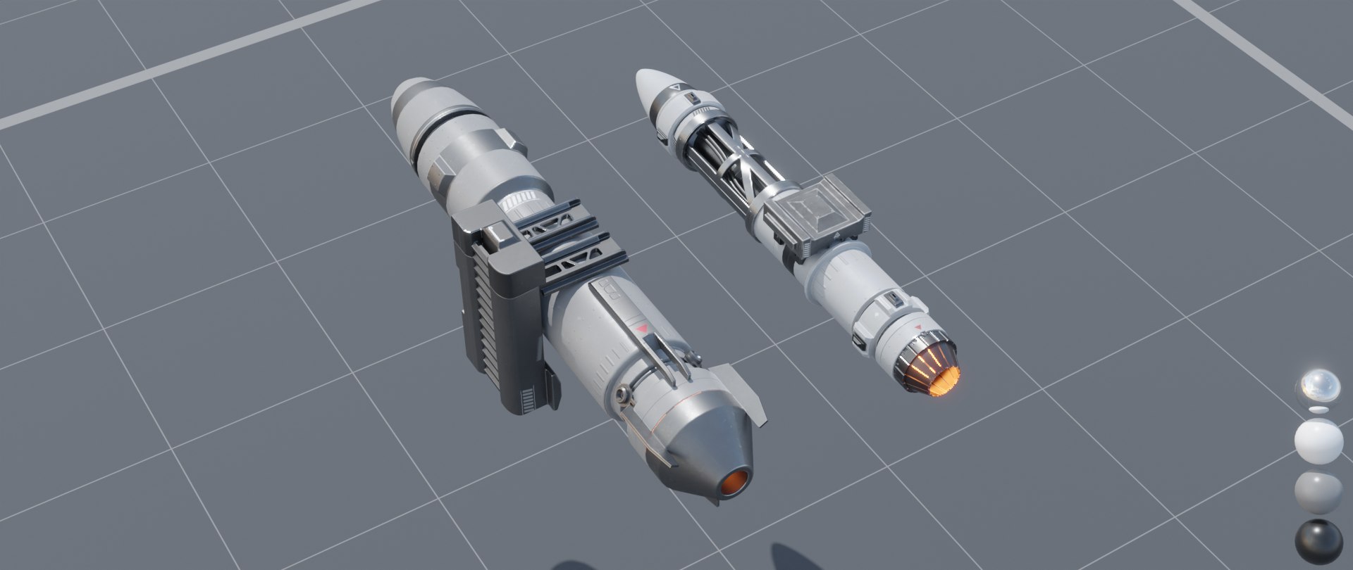 3D Modular Missiles Pack - TurboSquid 2123234