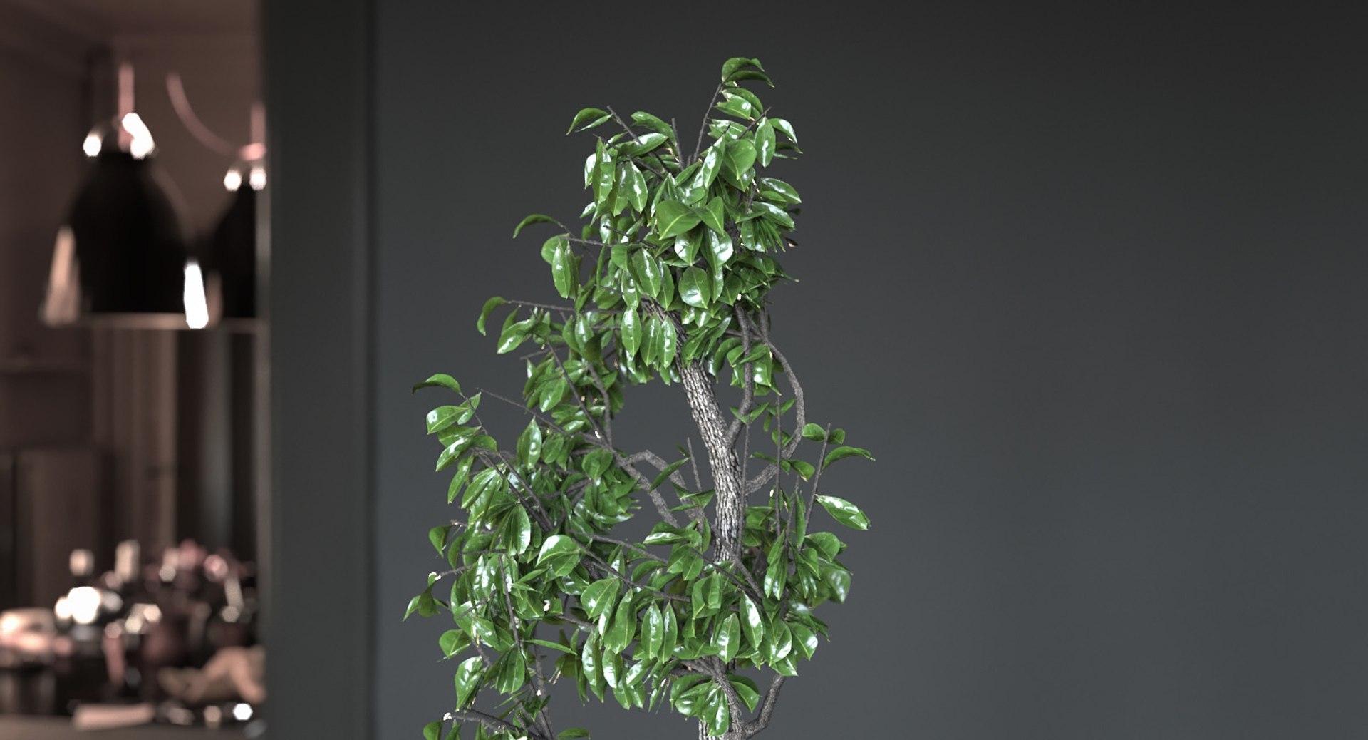 3D small plant bush - TurboSquid 1307934