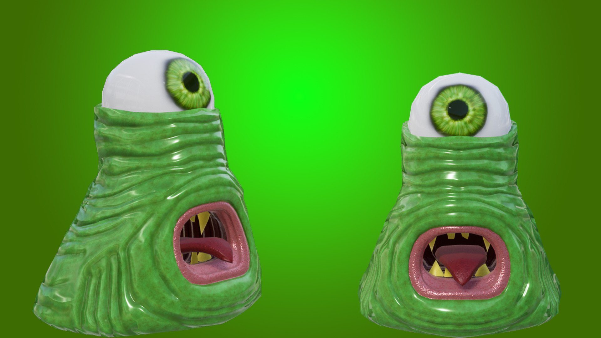 Game Ready Slime Monster 3D - TurboSquid 2217315