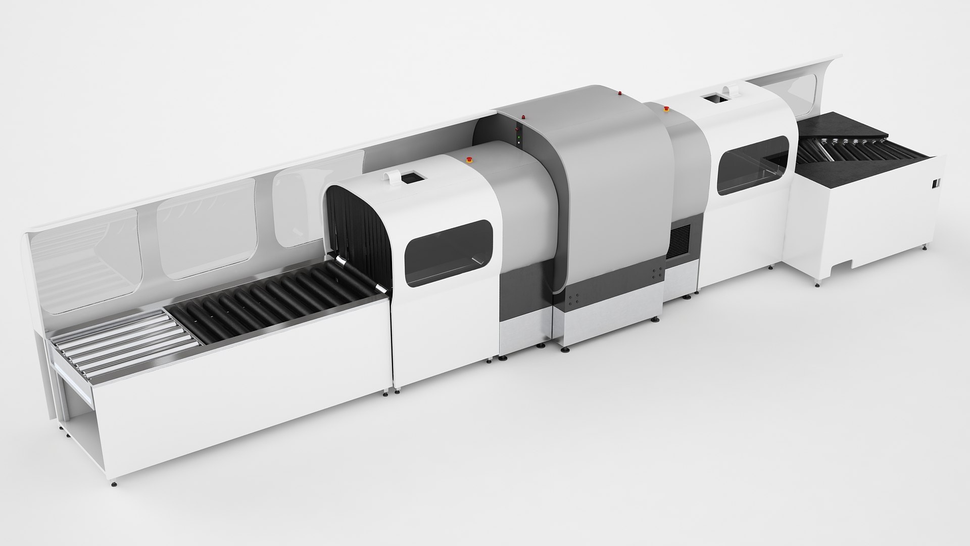 Security System Airport 02 3D Model - TurboSquid 1775852