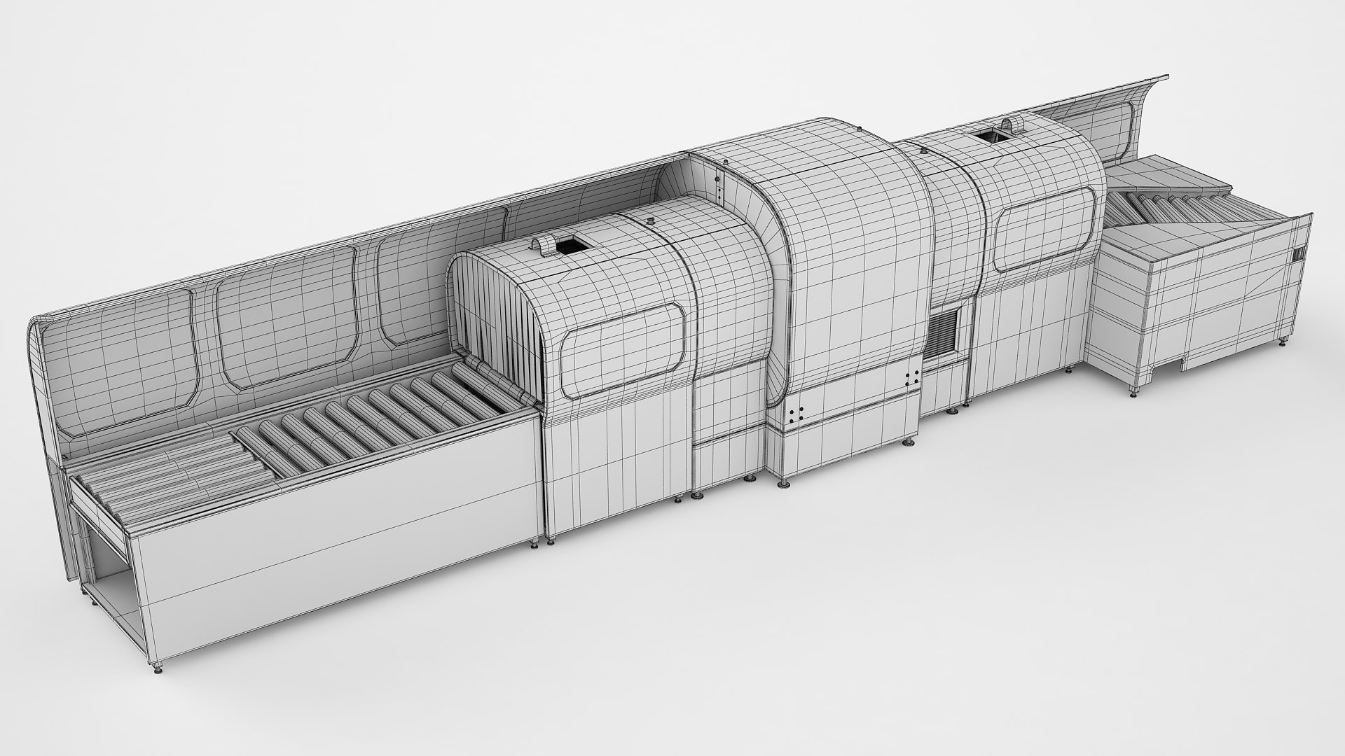 Security System Airport 02 3D Model - TurboSquid 1775852