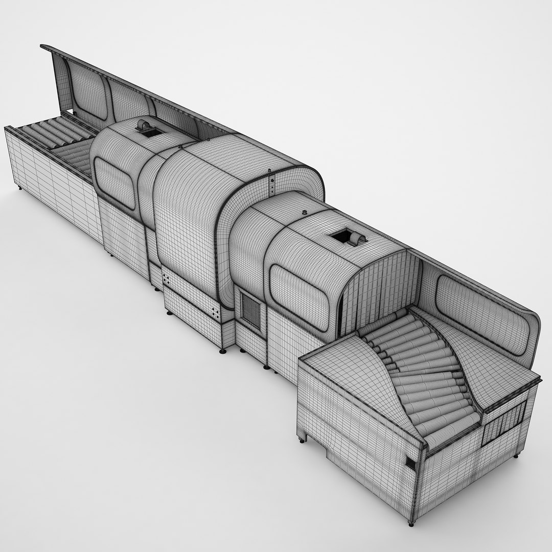 Security System Airport 02 3D Model - TurboSquid 1775852