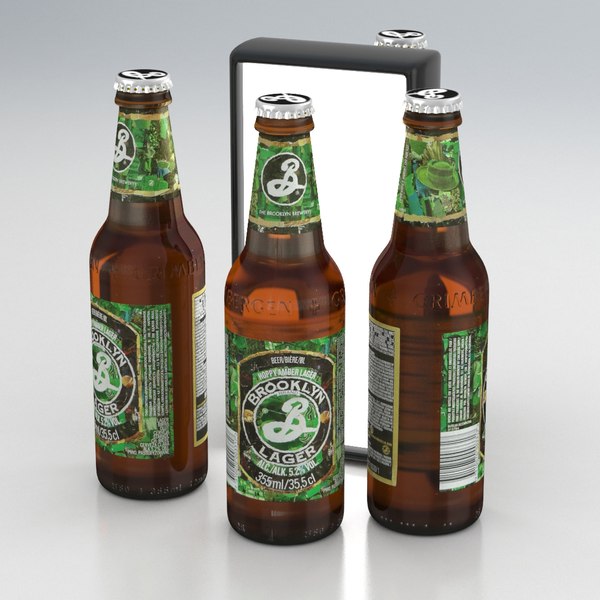 modelo 3d Botella De Cerveza Brooklyn Brewery Hoppy Amber Lager 355ml ...