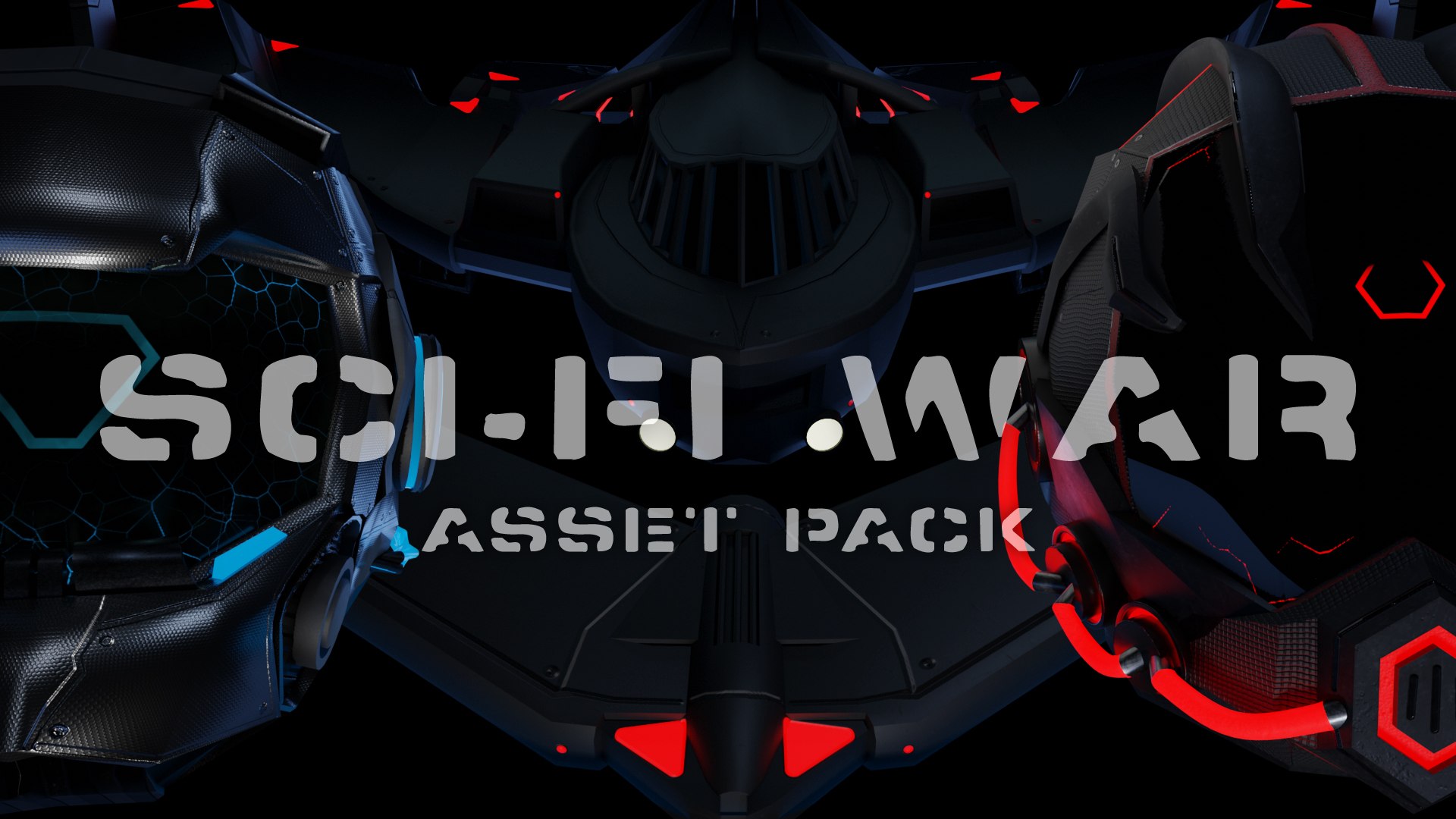 Sci-Fi War - Asset Pack - Blender And FBX Model - TurboSquid 1719679