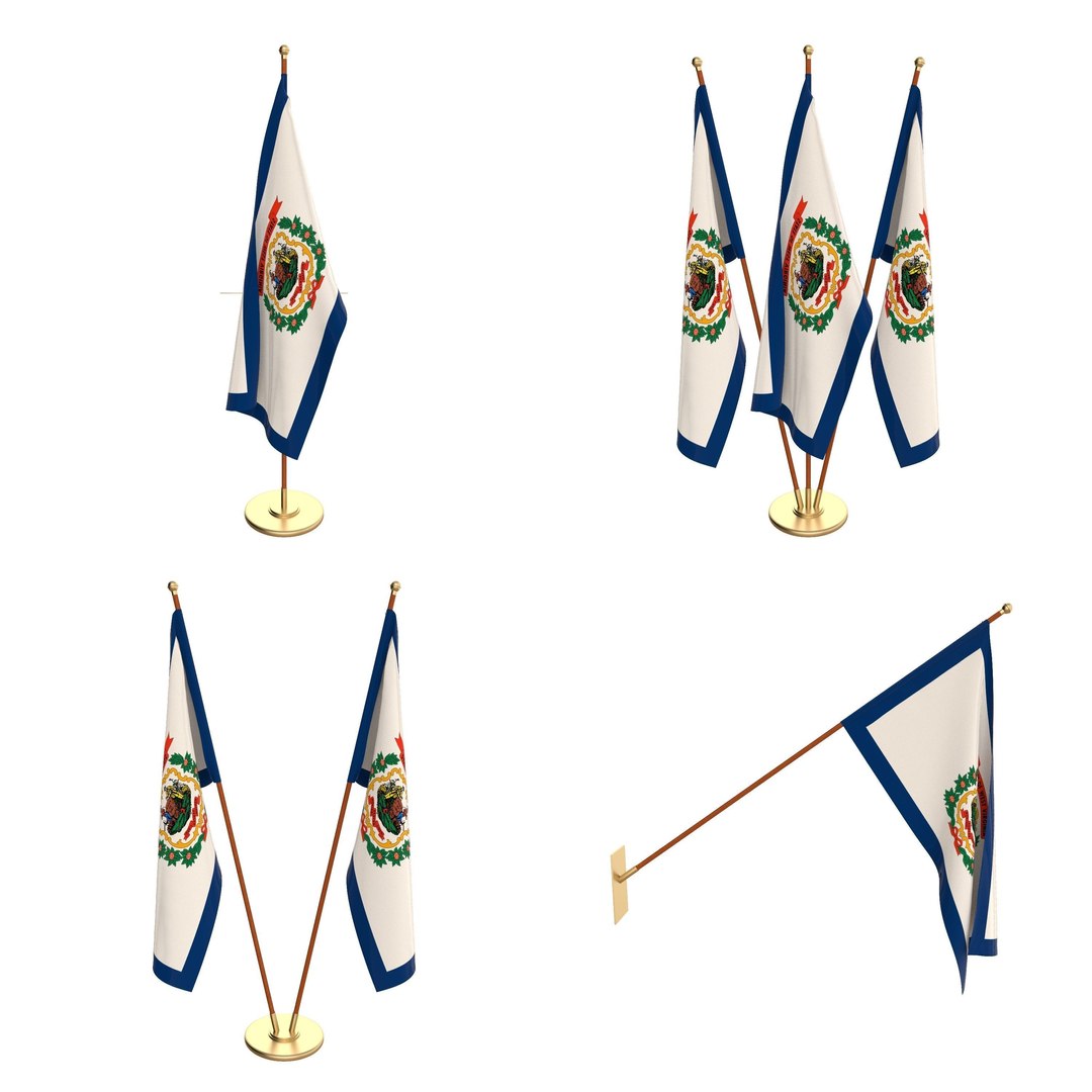 3D model flag office cycles - TurboSquid 1447942