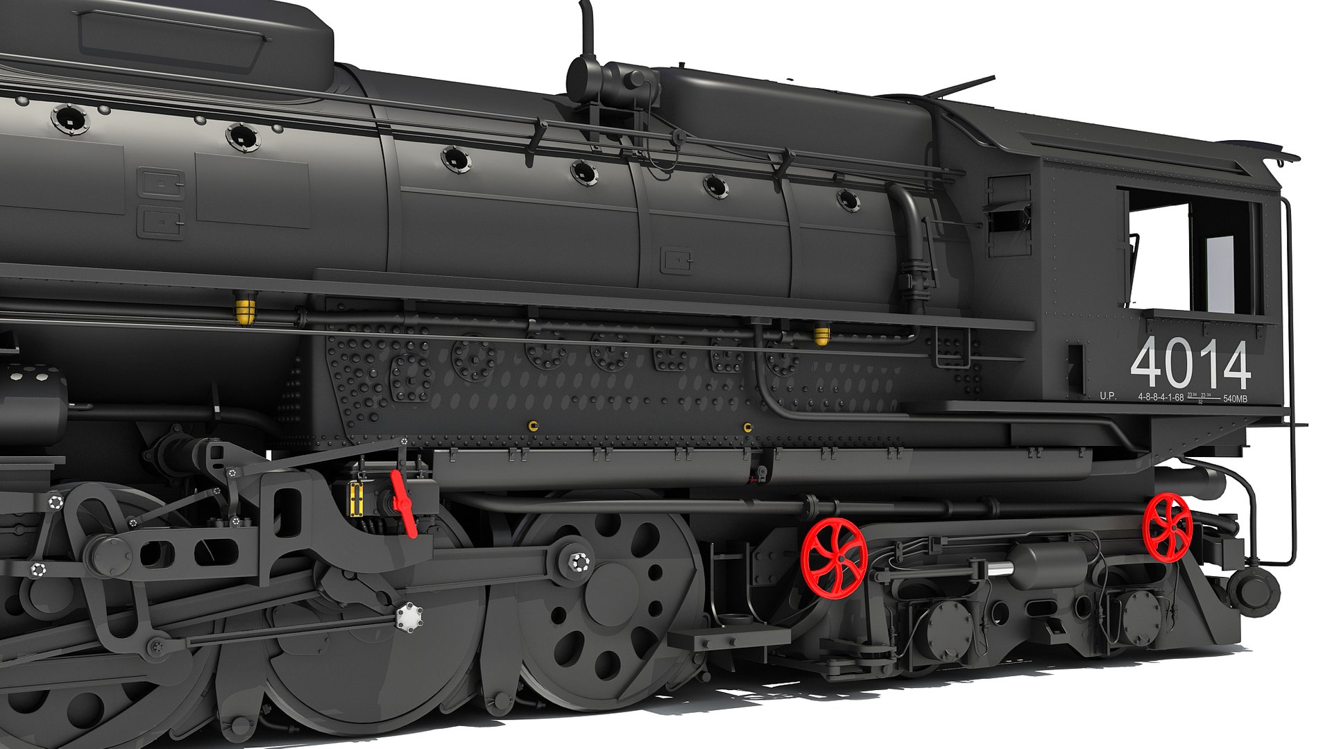 3D Steam Locomotive Big Boy Train Model - TurboSquid 2017067