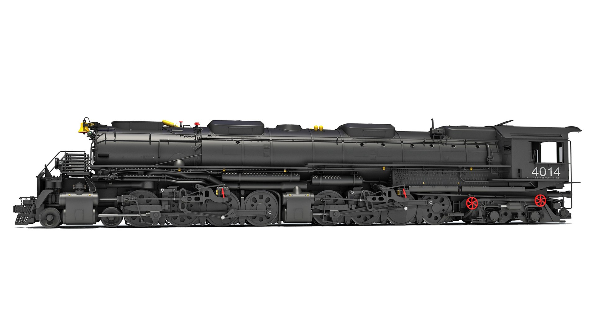3D Steam Locomotive Big Boy Train Model - TurboSquid 2017067