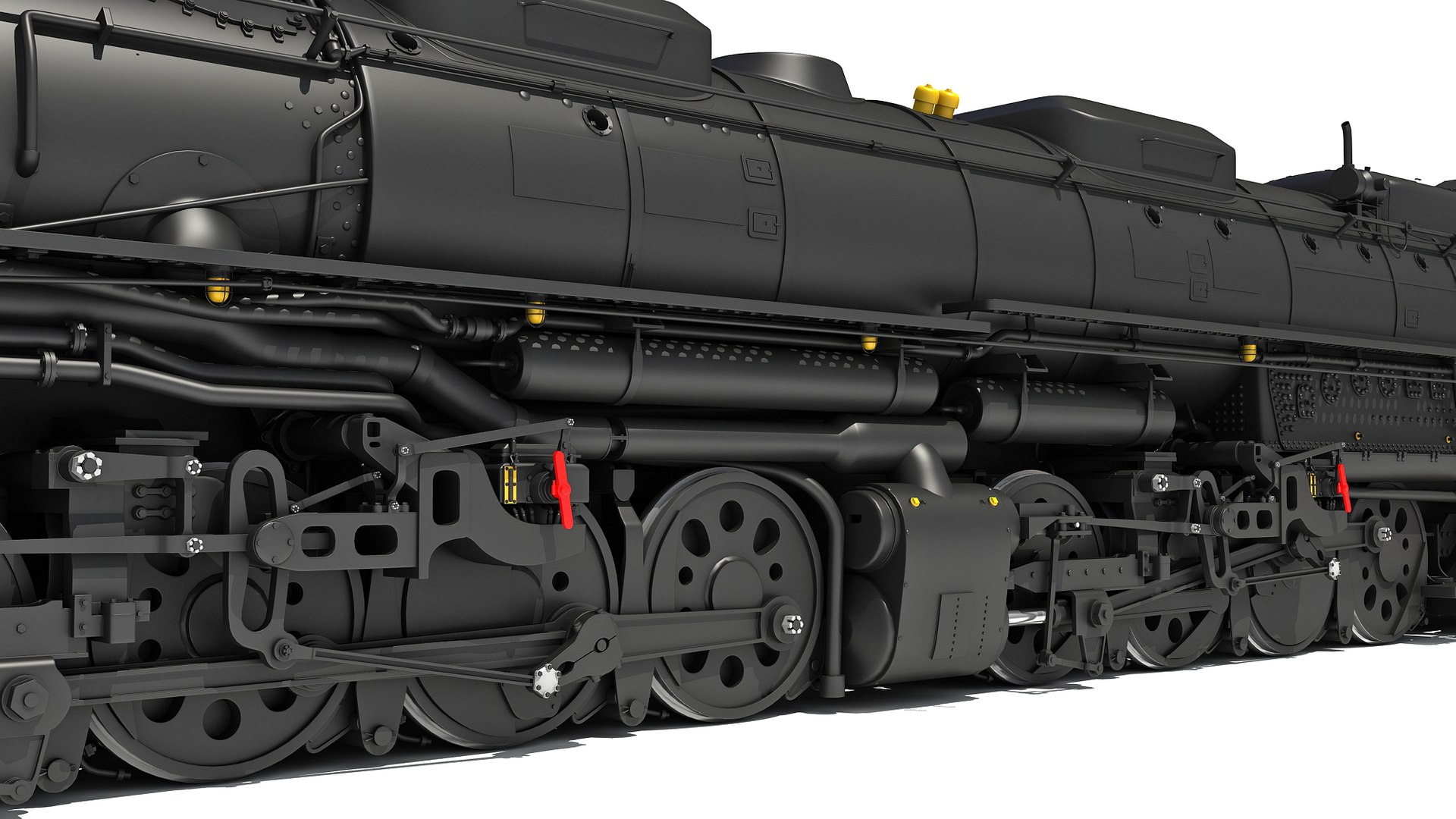 3D Steam Locomotive Big Boy Train Model - TurboSquid 2017067