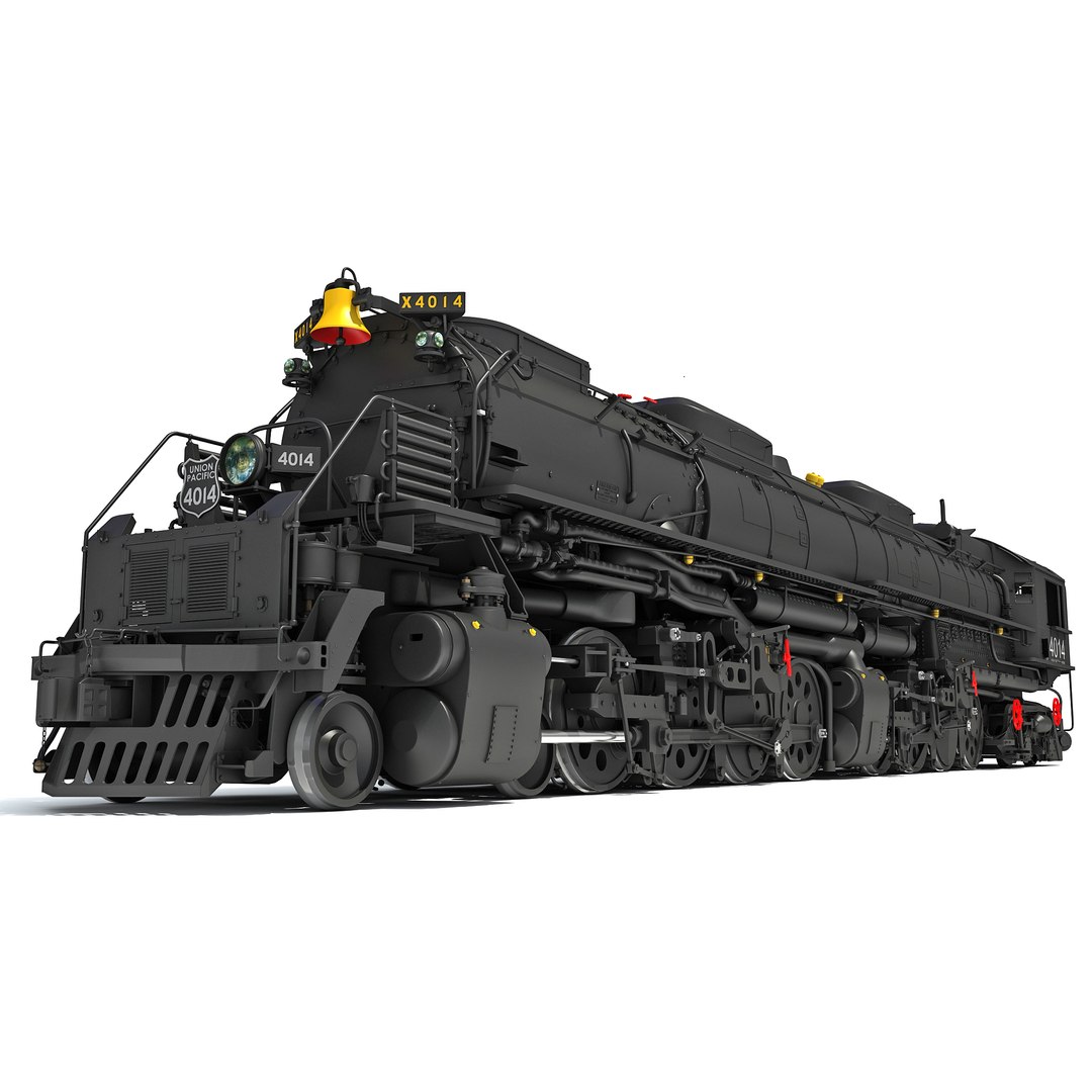 3D Steam Locomotive Big Boy Train Model - TurboSquid 2017067