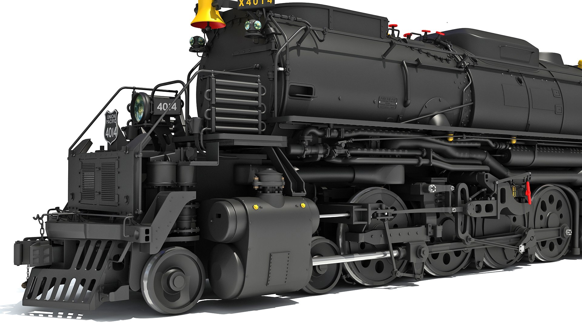 3D Steam Locomotive Big Boy Train Model - TurboSquid 2017067