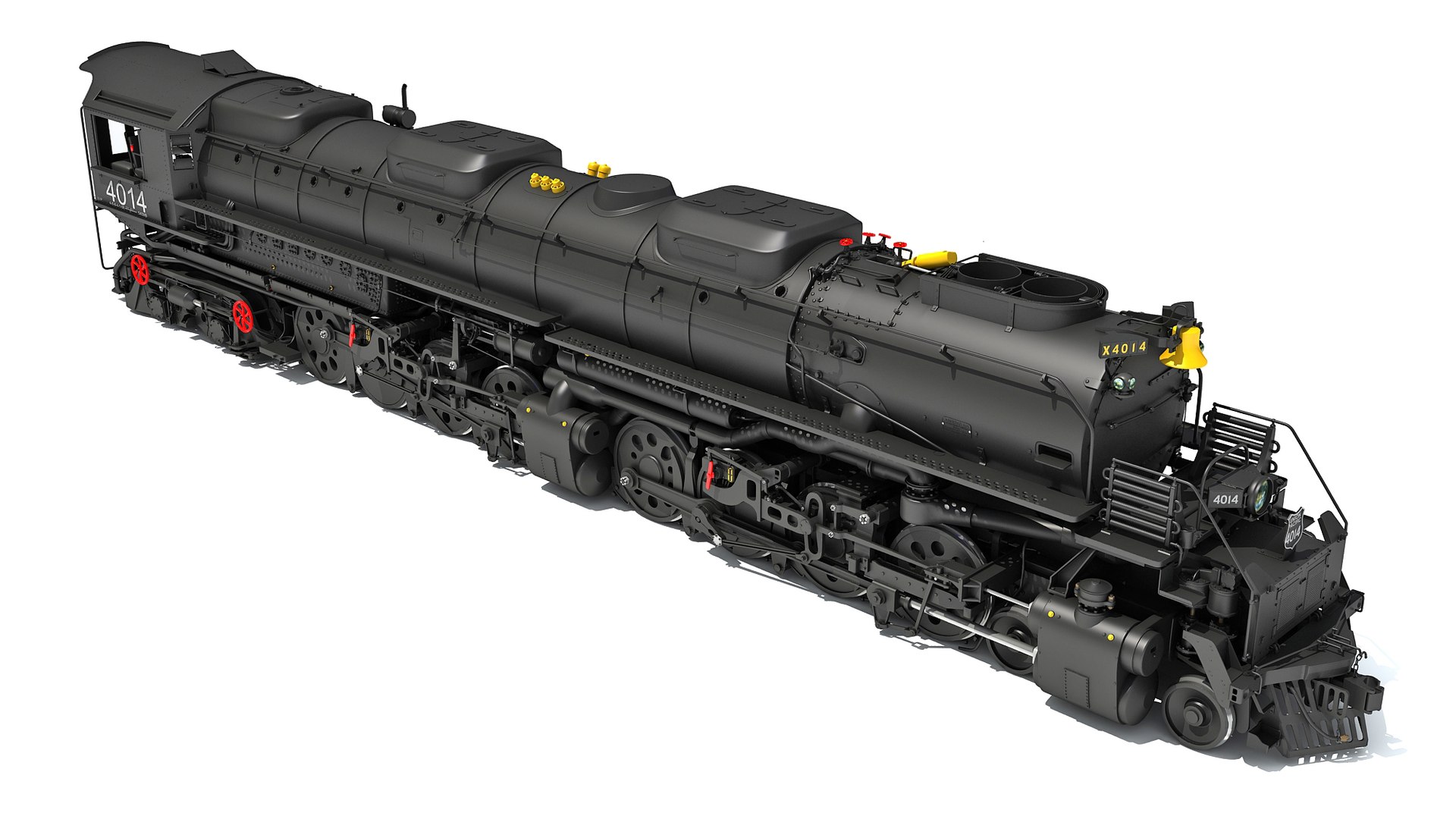 3D Steam Locomotive Big Boy Train Model - TurboSquid 2017067