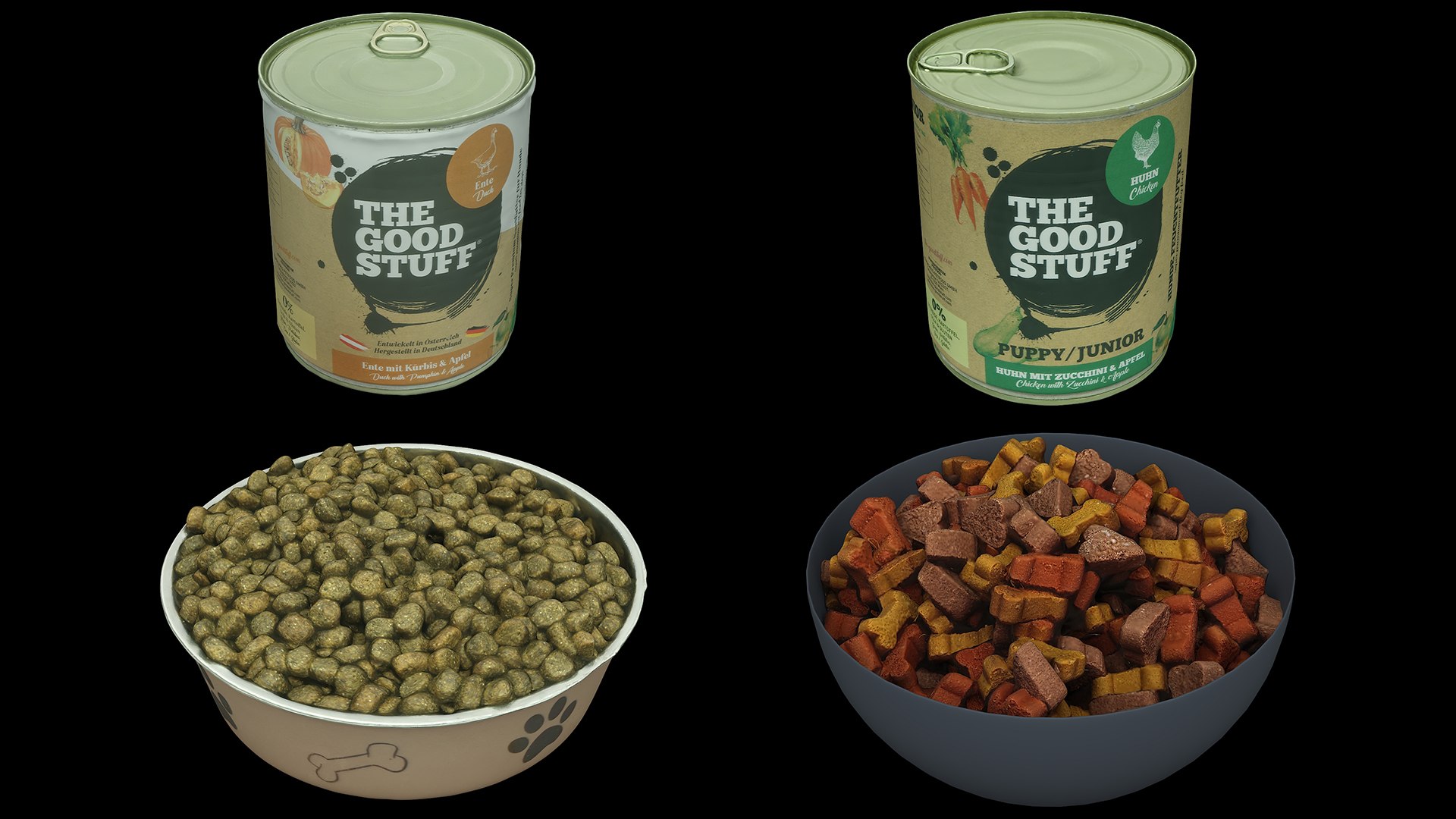 3D Dog Pet Food Collection 03 - TurboSquid 2157112