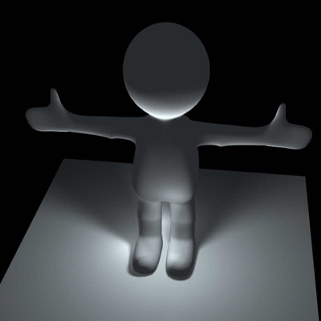 3d Model Mr Blob Character