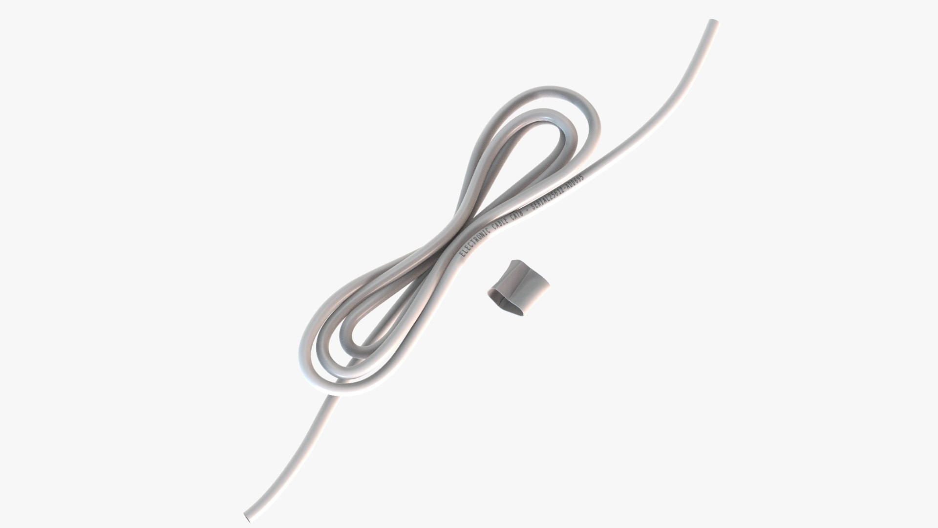 Folded Cable With Tape 3D Model - TurboSquid 1876404