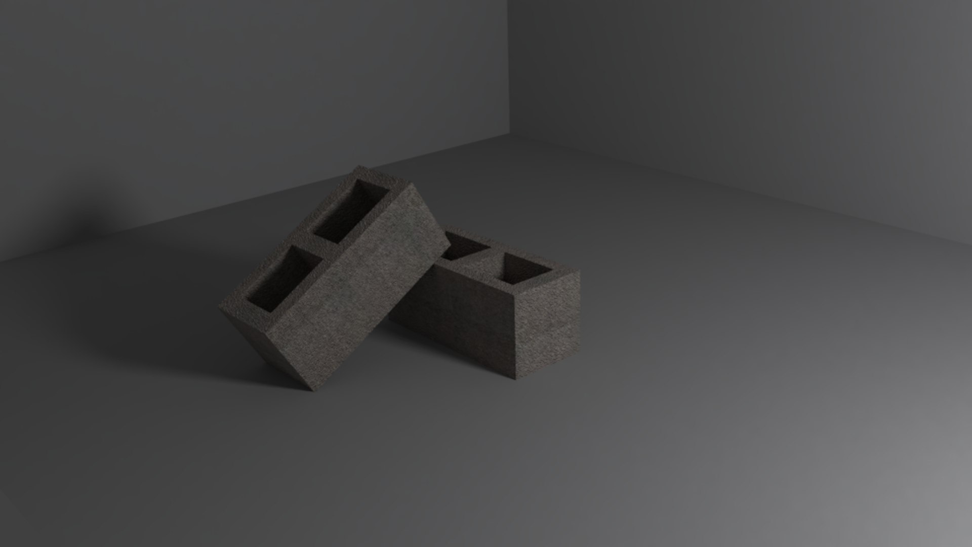 Cinder Block 3D Model - TurboSquid 1243052