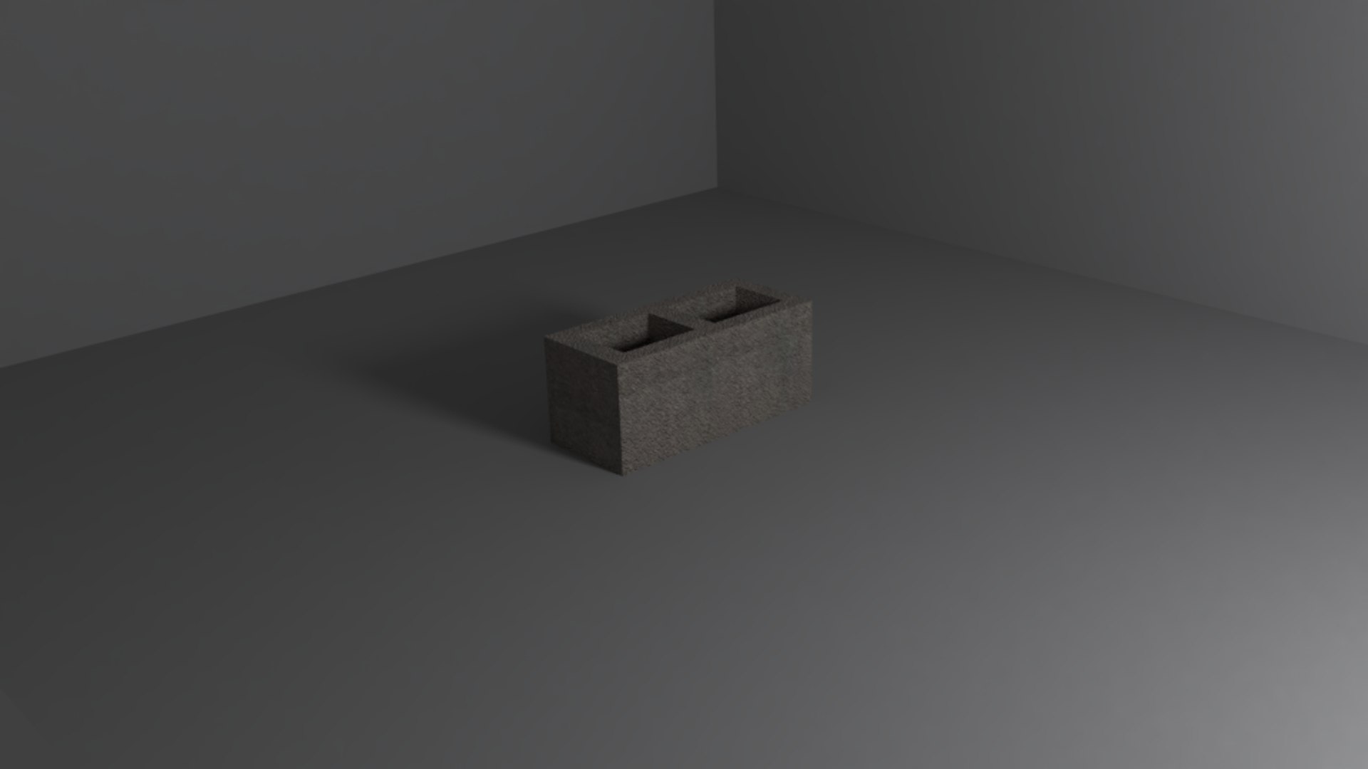 Cinder Block 3D Model - TurboSquid 1243052