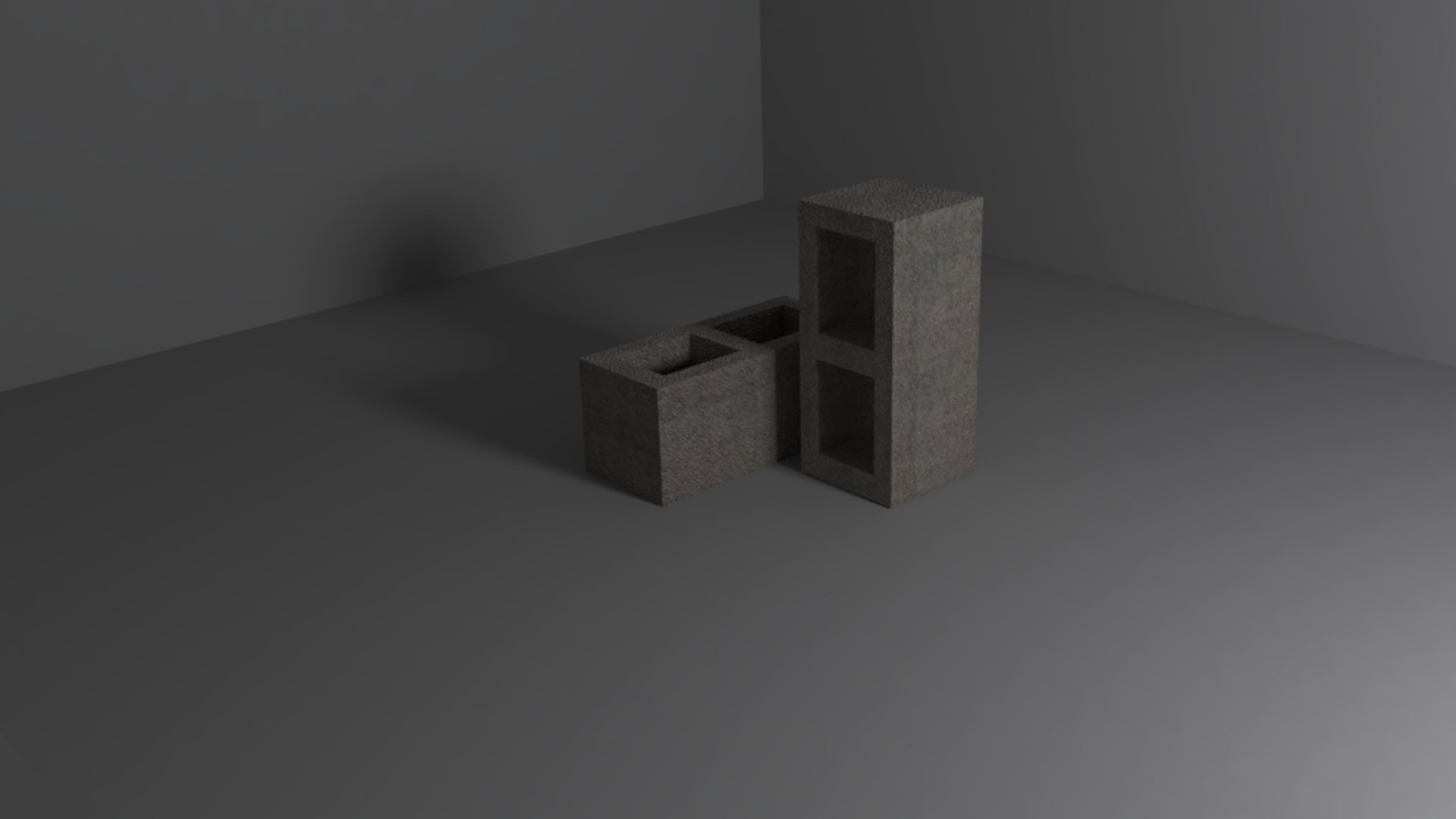 Cinder Block 3D Model - TurboSquid 1243052