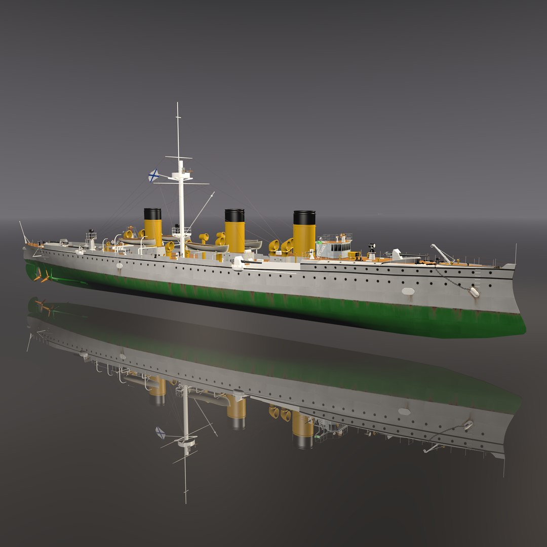 3D Russian Protected Cruiser Novik - TurboSquid 1239119
