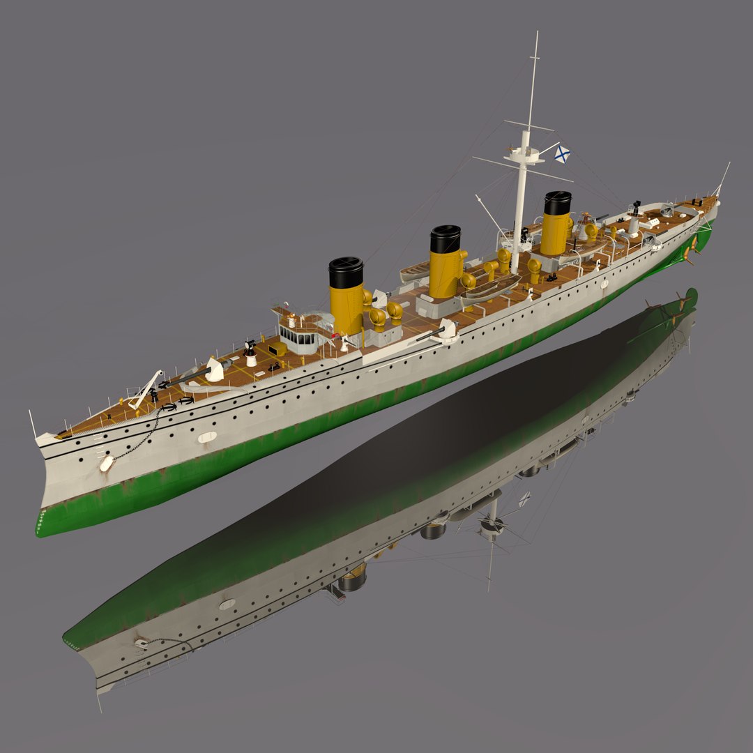 3D Russian Protected Cruiser Novik - TurboSquid 1239119