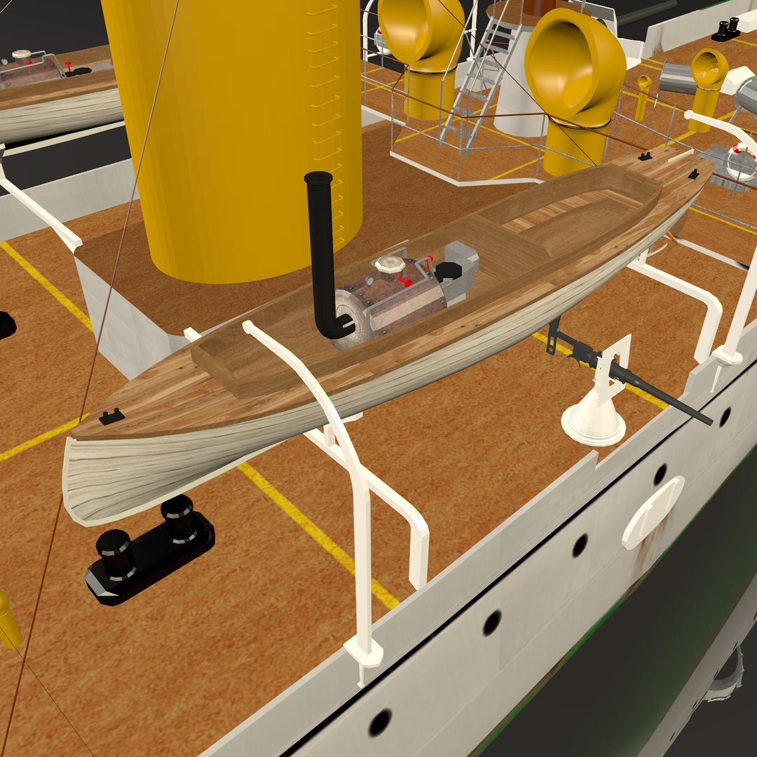 3D Russian Protected Cruiser Novik - TurboSquid 1239119