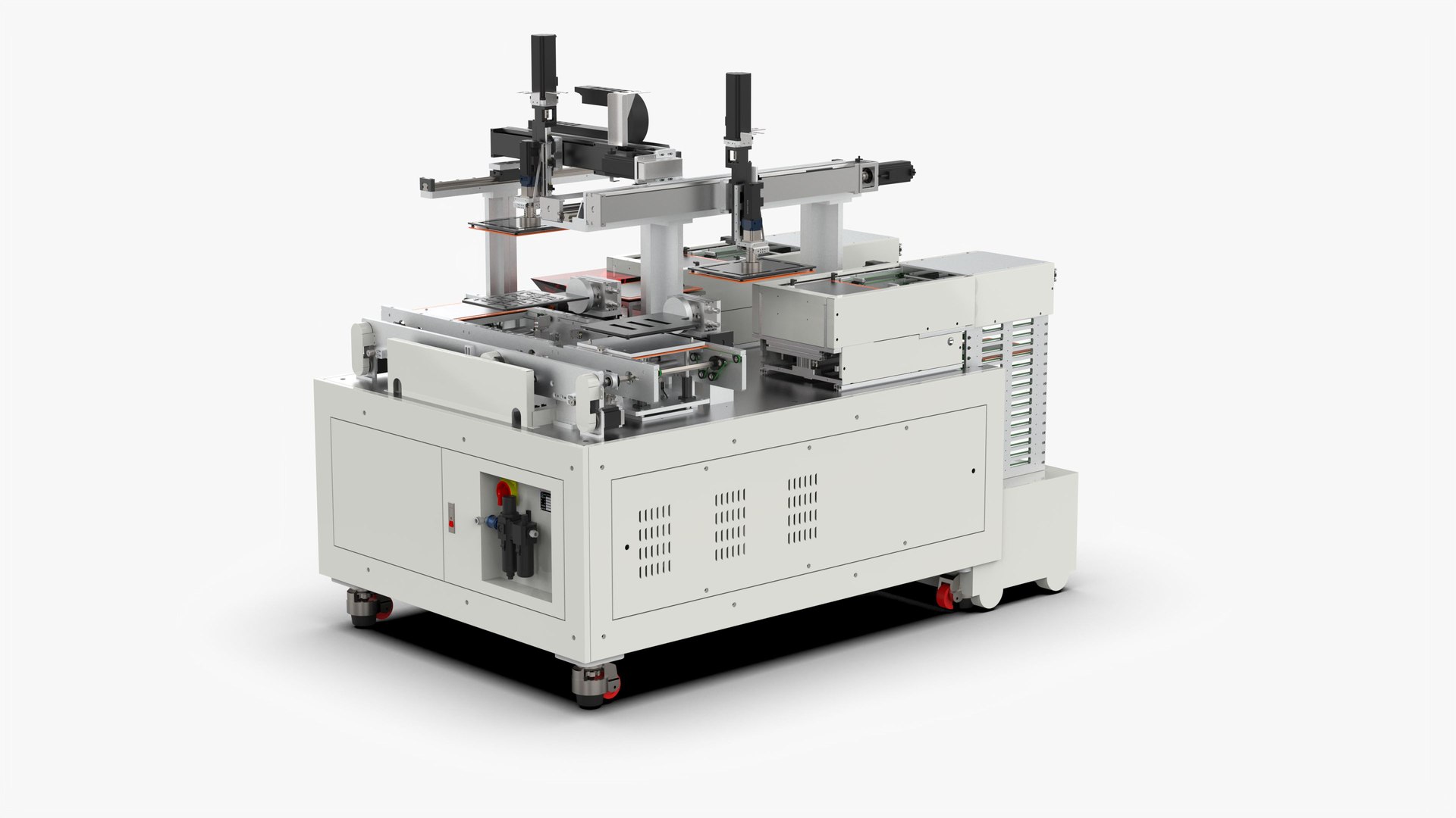 Automatic Tray Loading Replacement Machine 3D Model - TurboSquid 2005373