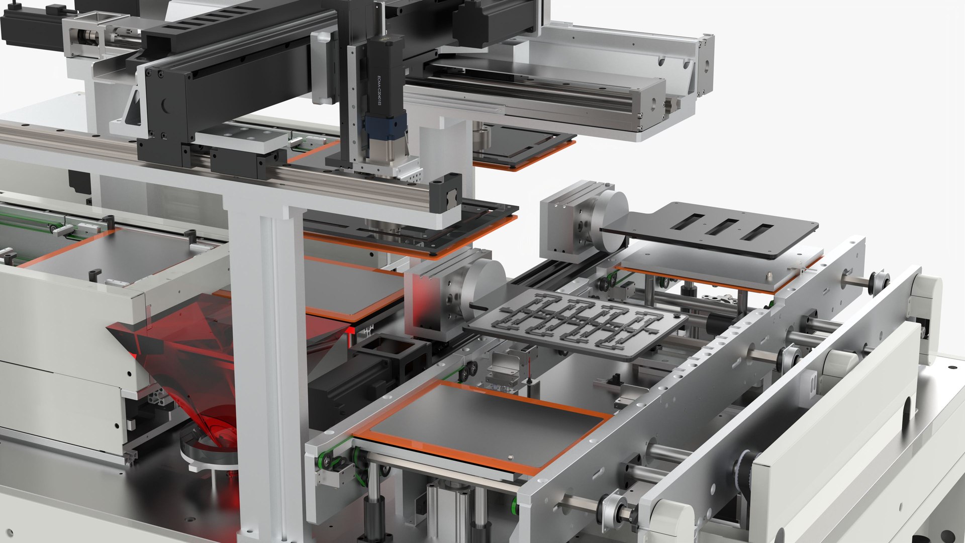 Automatic Tray Loading Replacement Machine 3D Model - TurboSquid 2005373
