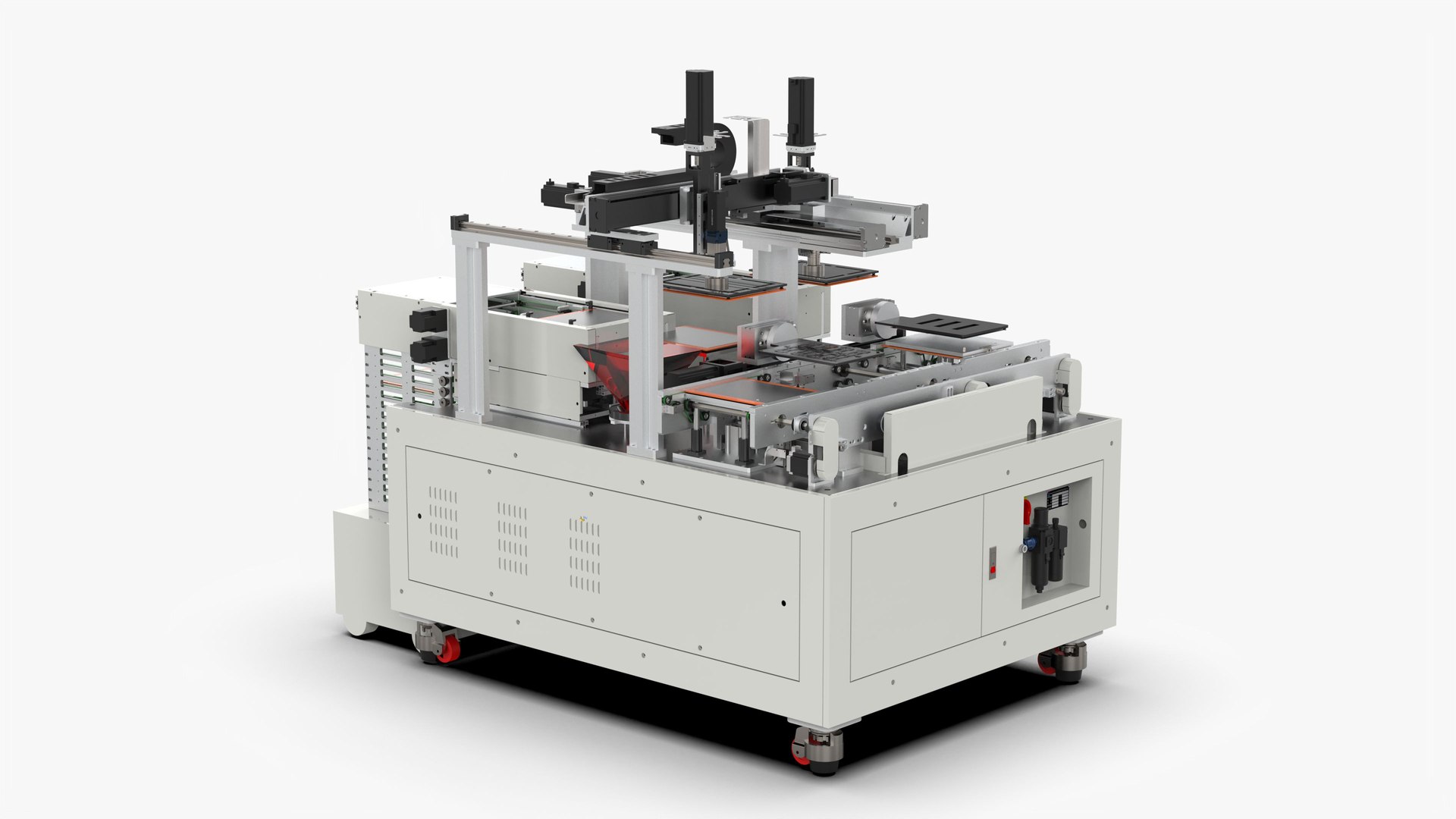 Automatic Tray Loading Replacement Machine 3D Model - TurboSquid 2005373