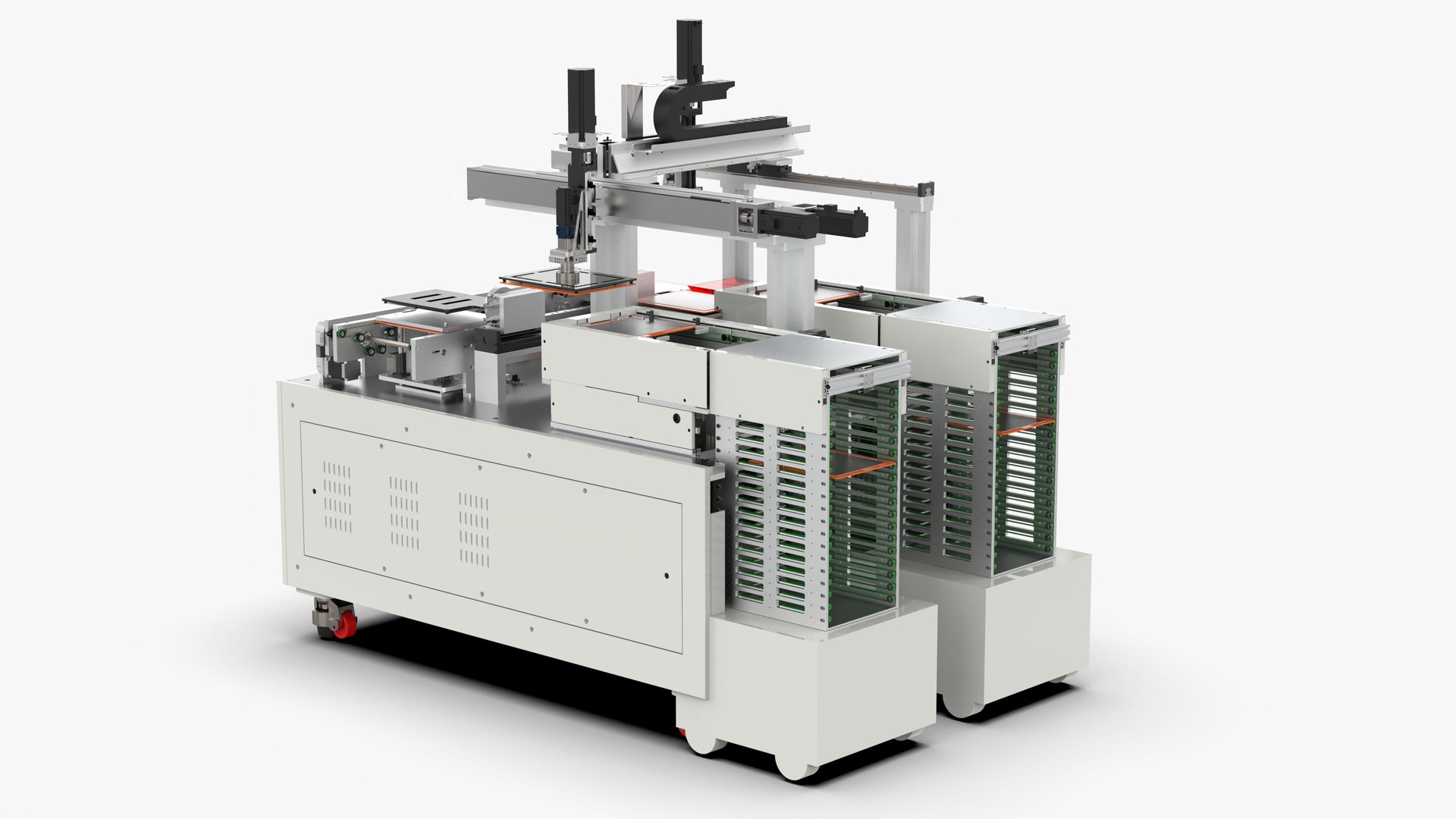 Automatic Tray Loading Replacement Machine 3D Model - TurboSquid 2005373