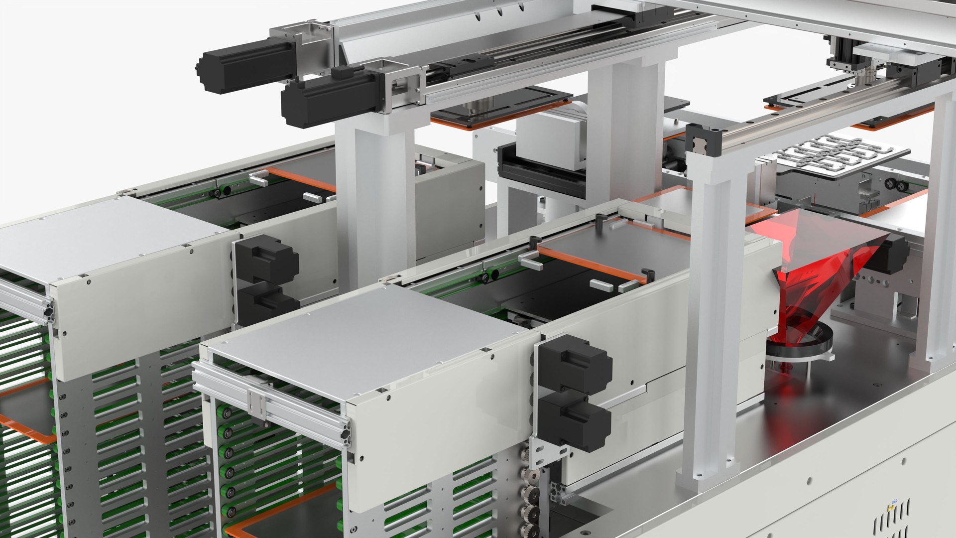 Automatic Tray Loading Replacement Machine 3D Model - TurboSquid 2005373