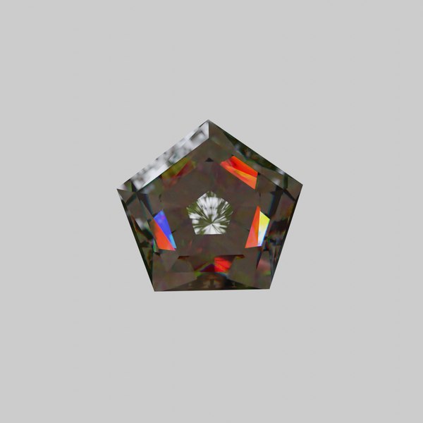 Pentagon Cut Diamond 3D - TurboSquid 1851859