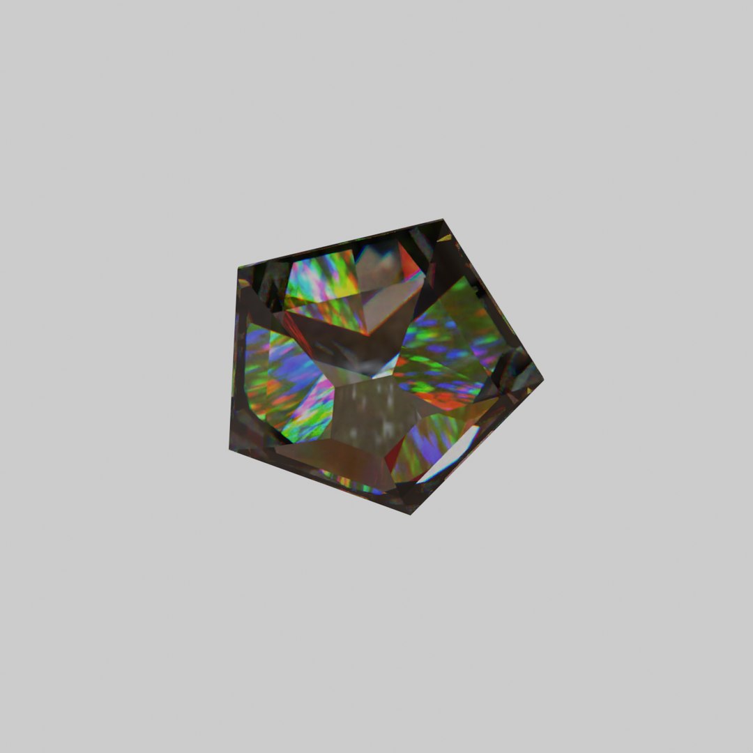 Pentagon Cut Diamond 3D - TurboSquid 1851859