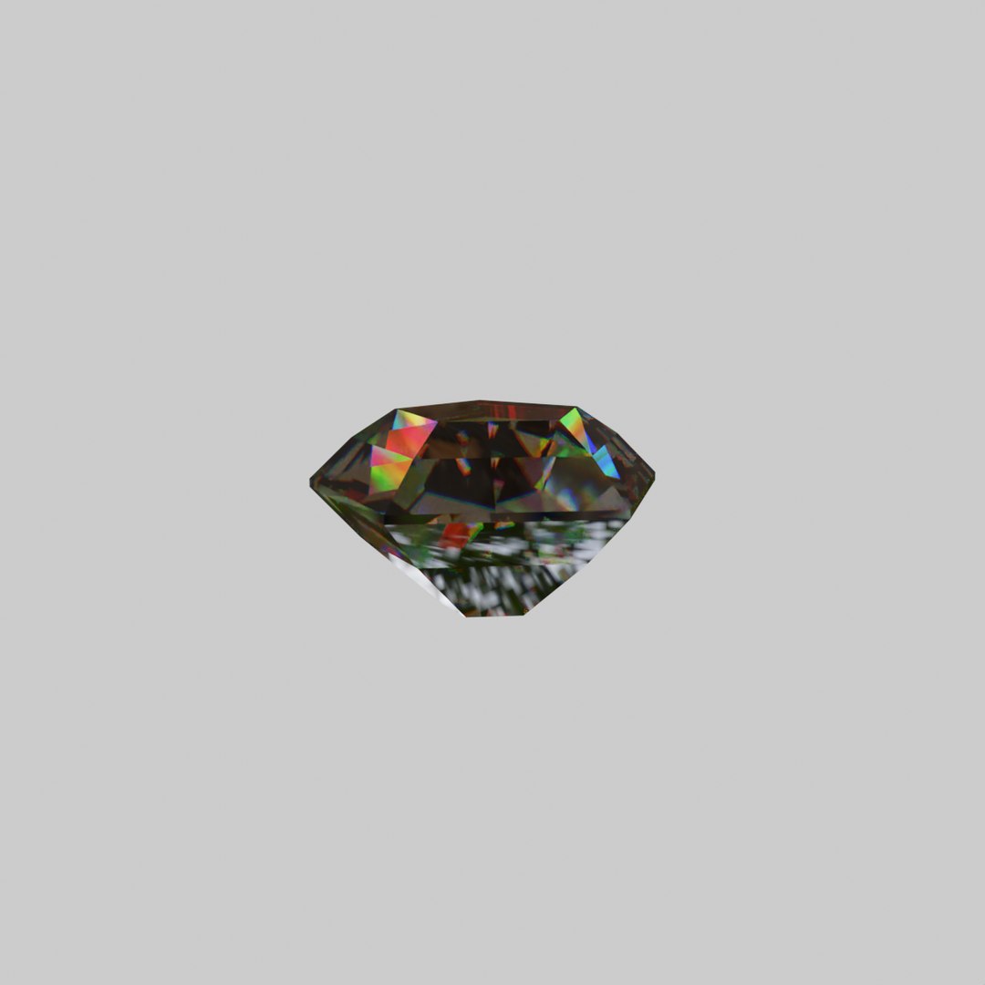 Pentagon Cut Diamond 3D - TurboSquid 1851859