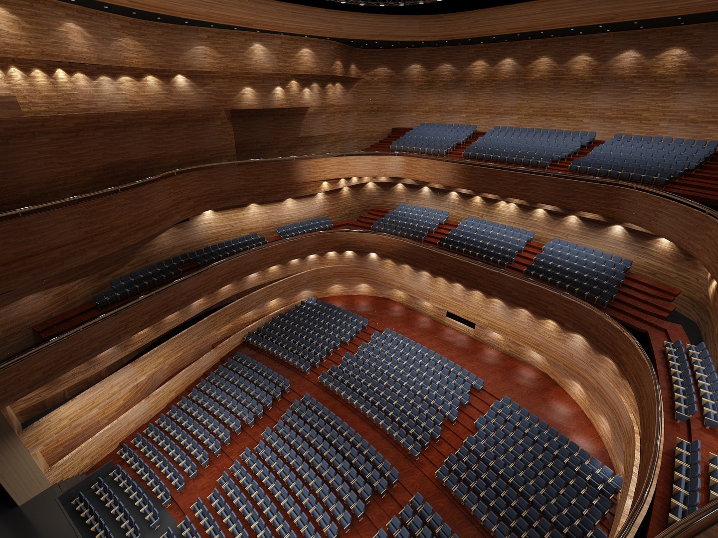 Theater 3D Model - TurboSquid 2210381