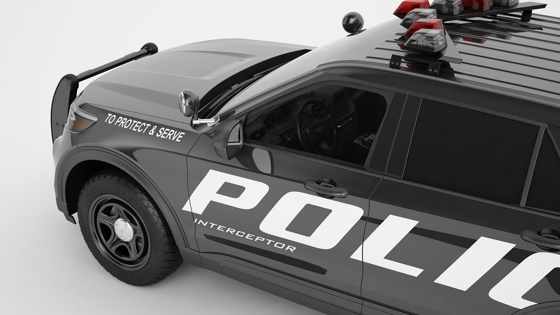 Ford Explorer 2020 Police 01 3D model - TurboSquid 1726440