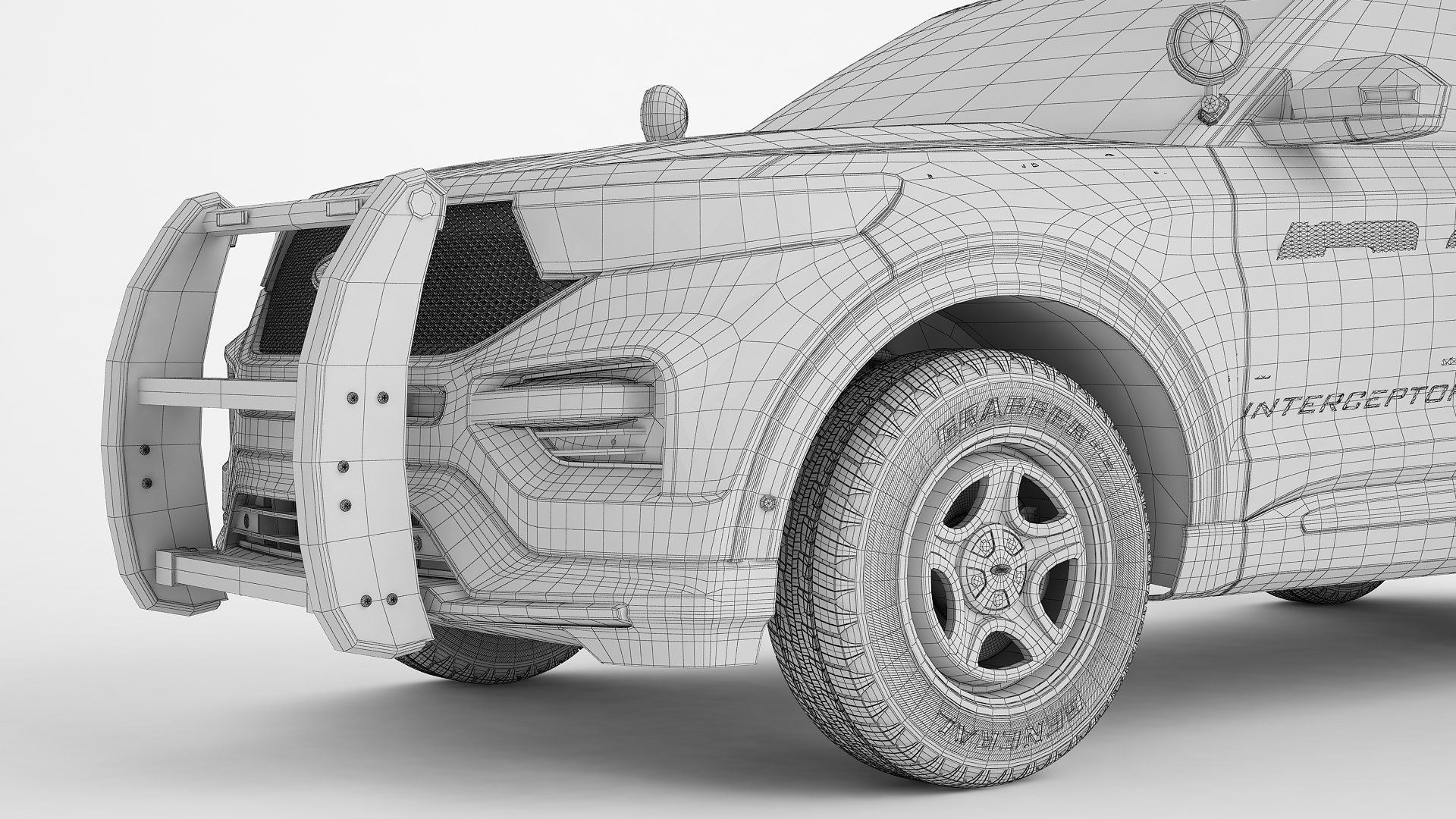 Ford Explorer 2020 Police 01 3D model - TurboSquid 1726440