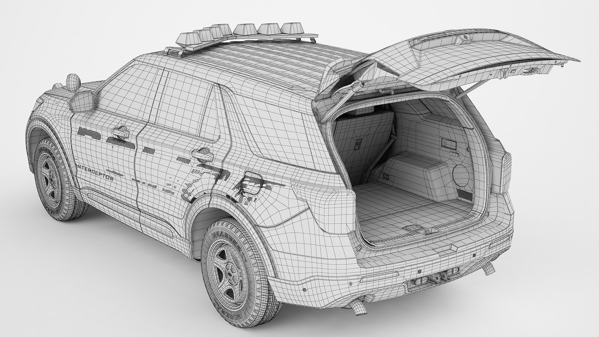 Ford Explorer 2020 Police 01 3D model - TurboSquid 1726440