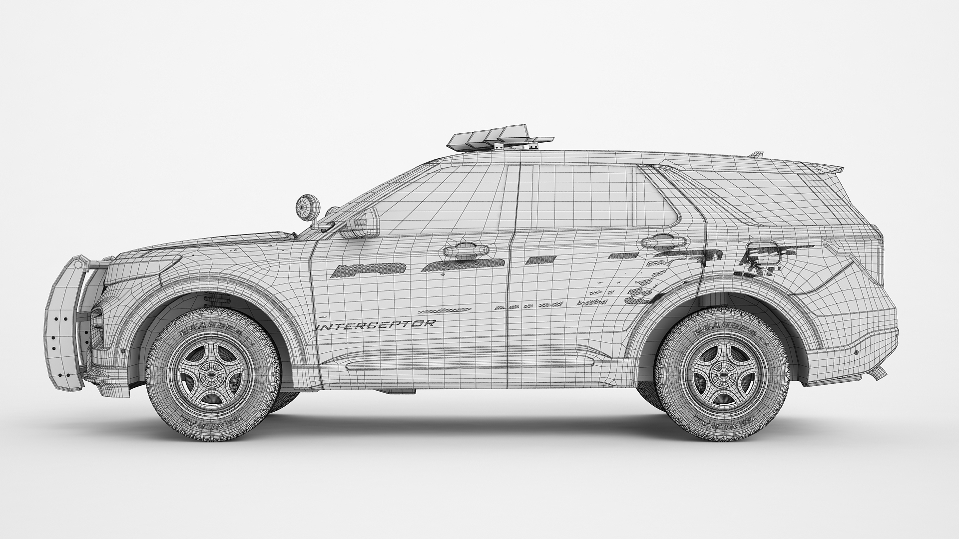 Ford Explorer 2020 Police 01 3D model - TurboSquid 1726440