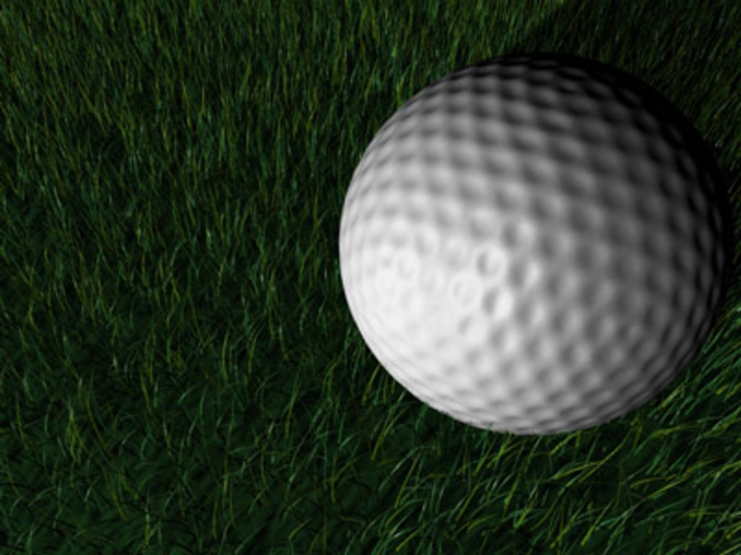 3d Golf Ball Model