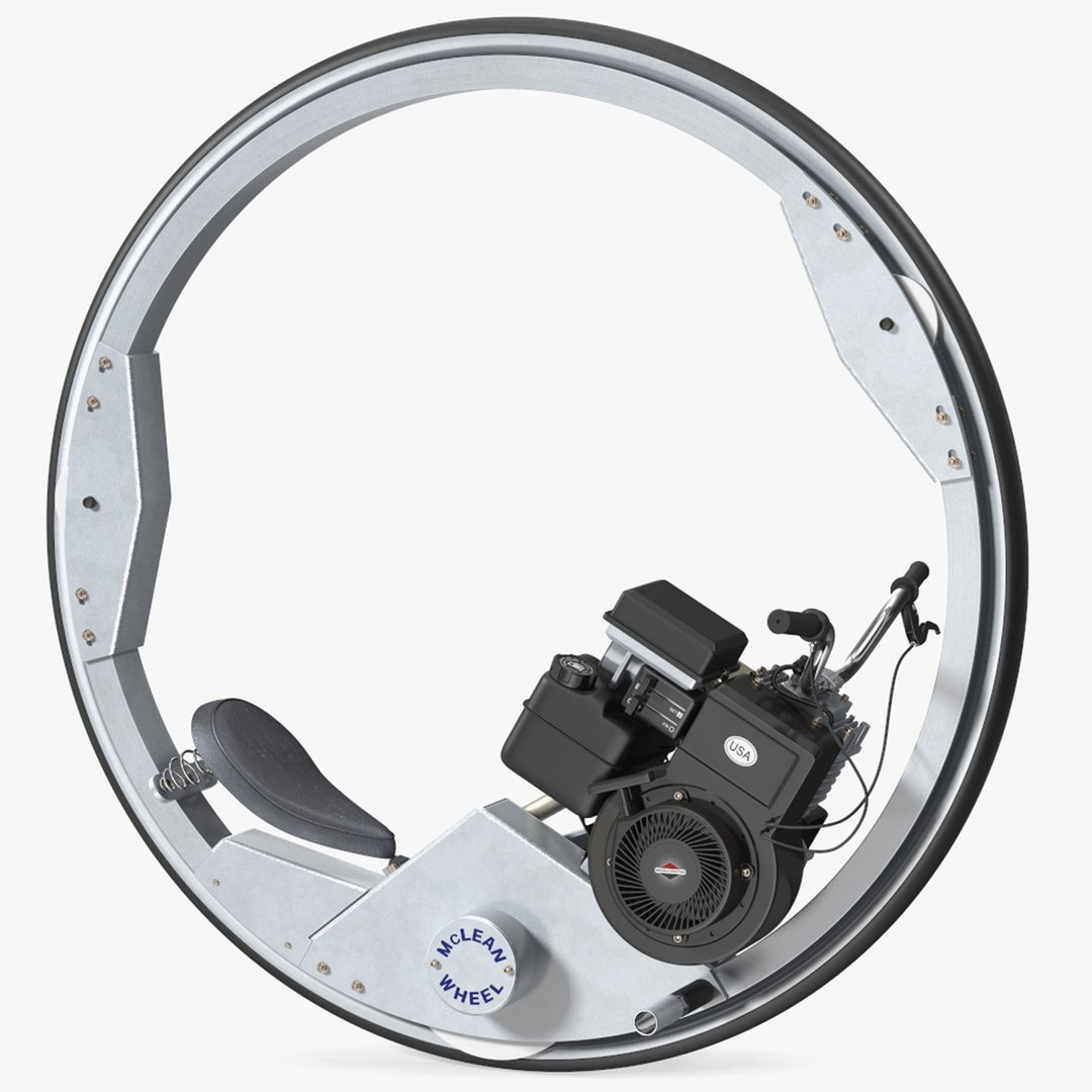 3D McLean Monocycle Rigged For Maya - TurboSquid 1882668