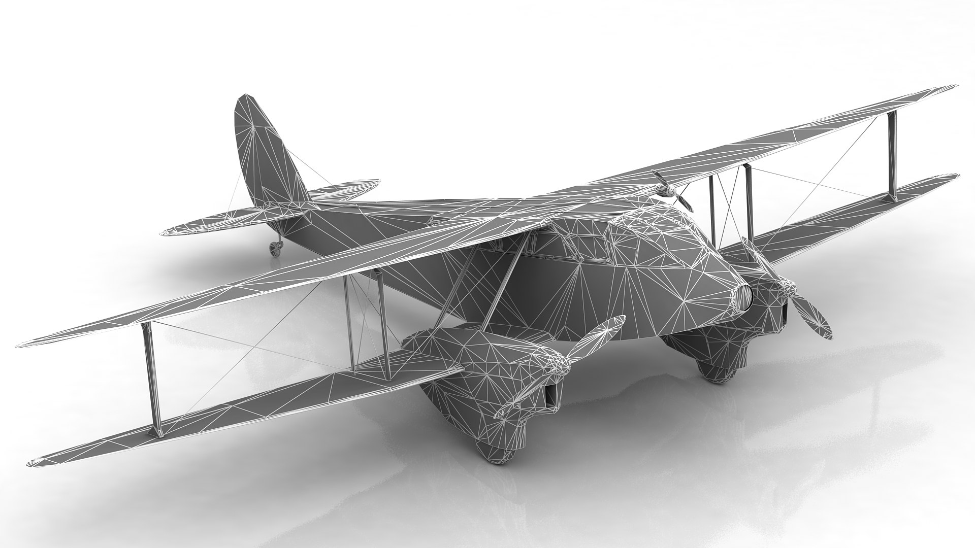 De Havilland DH-89 Dragon Rapide Aircraft 3D model - TurboSquid 1767767