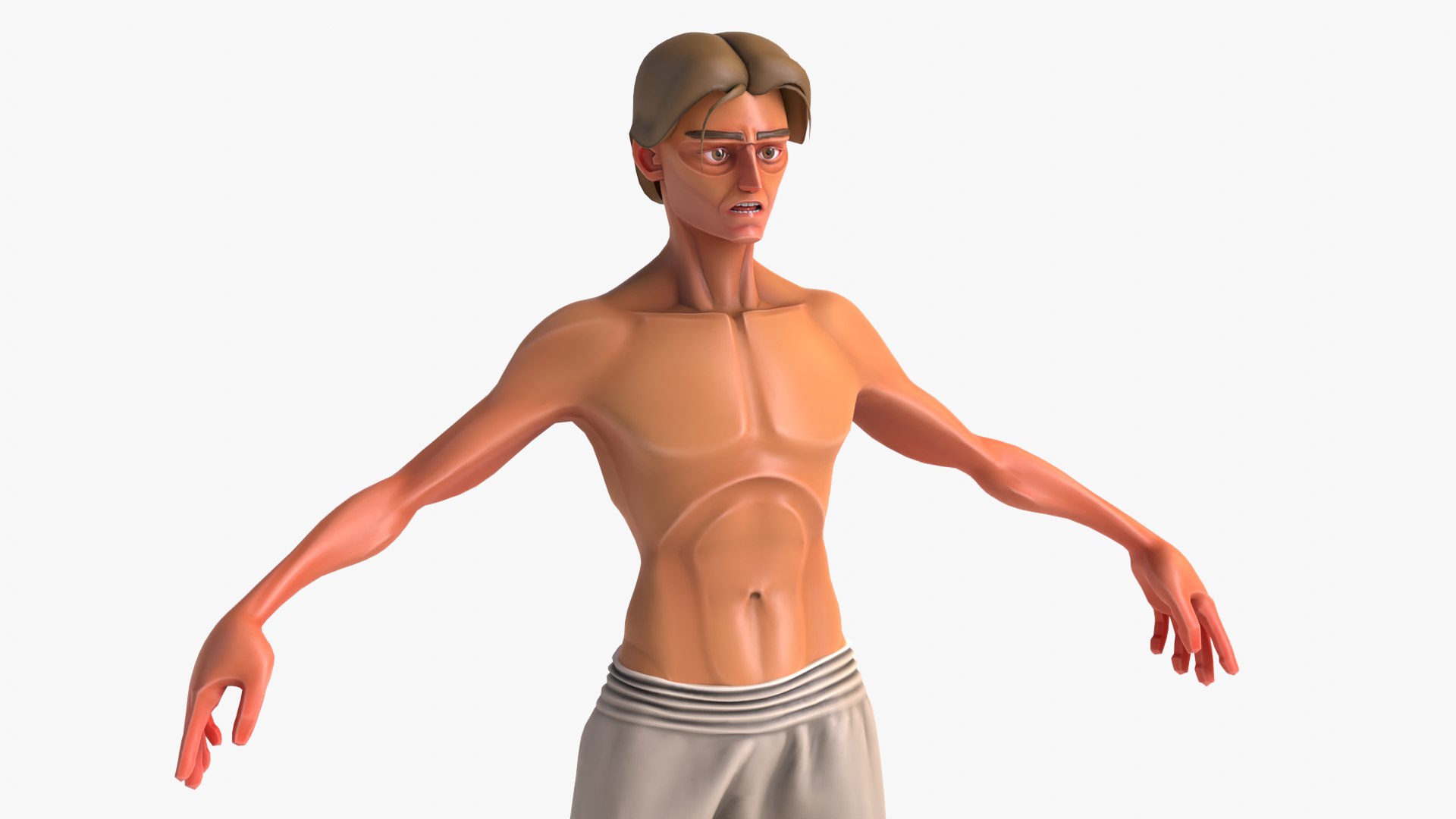 Stylized Human Male Thin 3D model - TurboSquid 1959386