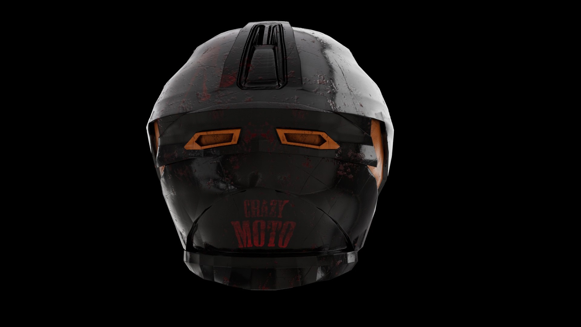 3D Post-apocalyptic motorcycle helmet - TurboSquid 1935018
