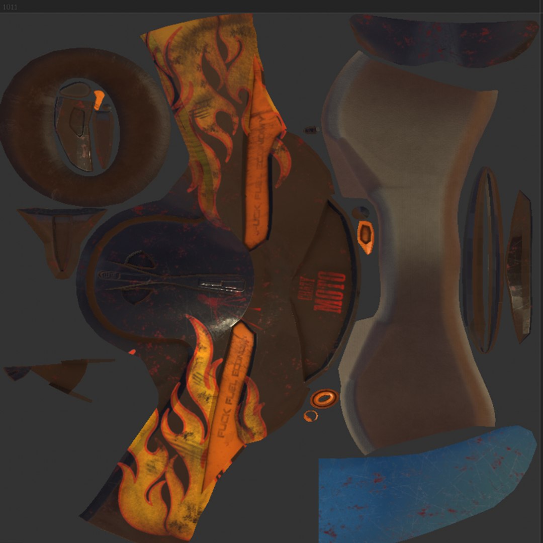 3D Post-apocalyptic motorcycle helmet - TurboSquid 1935018