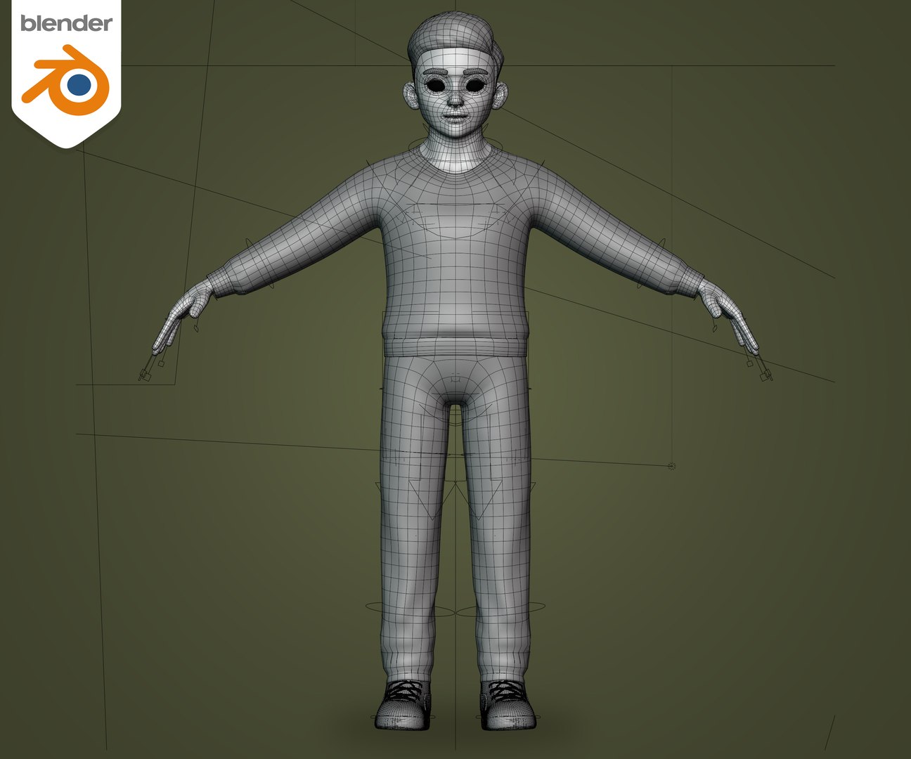 3D Man In Hoddie Character - Rigged 3D Model - TurboSquid 2387276