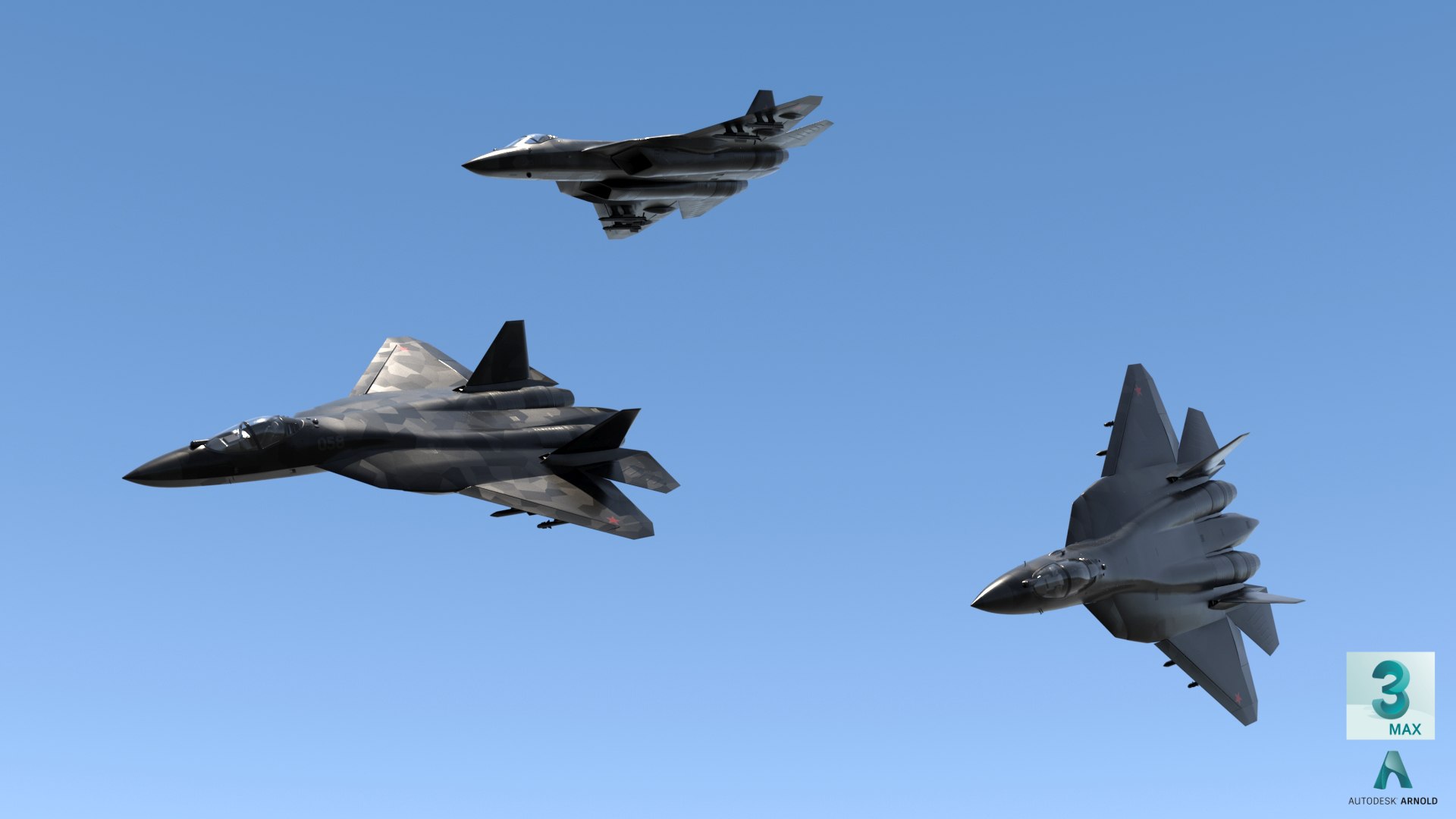 3D Sukhoi - Pbr Su57 - TurboSquid 1403080